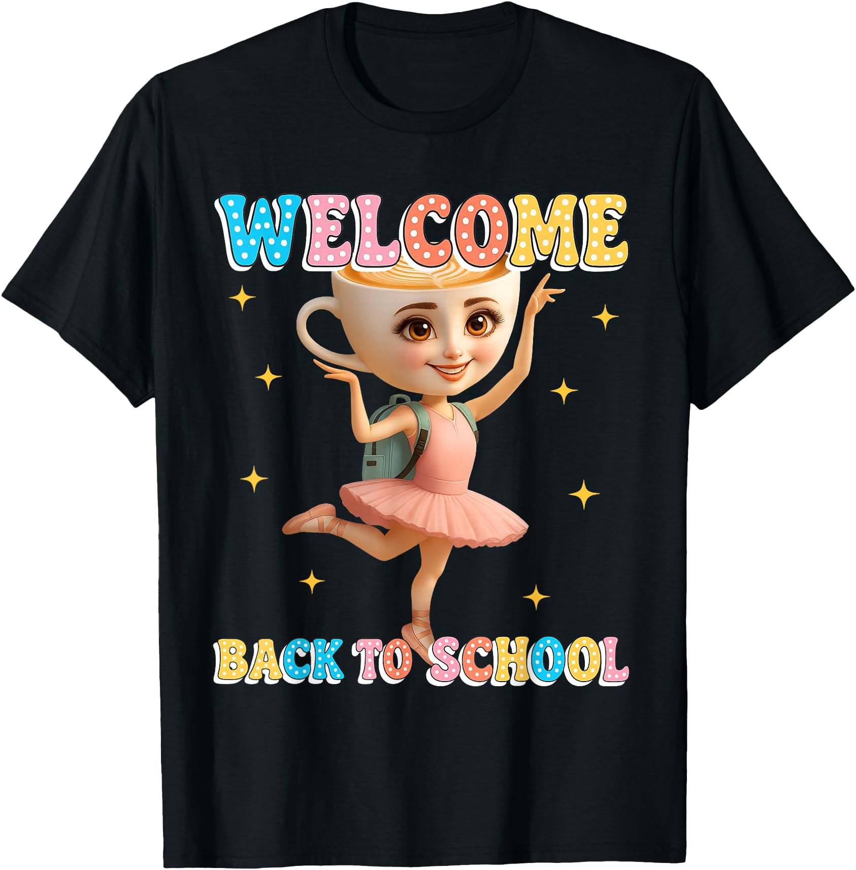 Hot Trending Tee With Ballerina Cappuccina Italian Brainrot Welcome ...