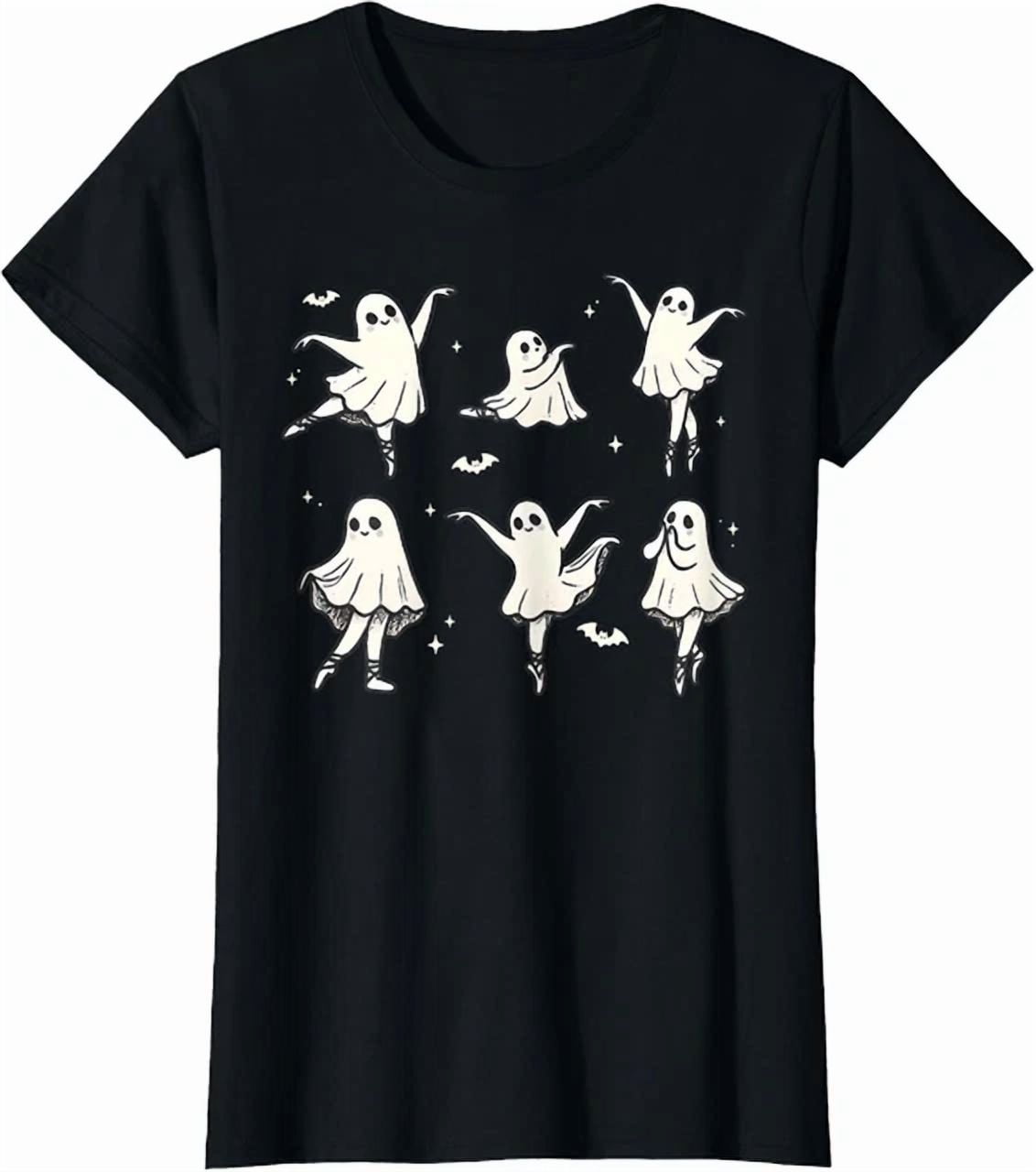 Hot Trending Tee With Ballet Ghost Ballet Dancer Spooky Dance T-Shirt ...