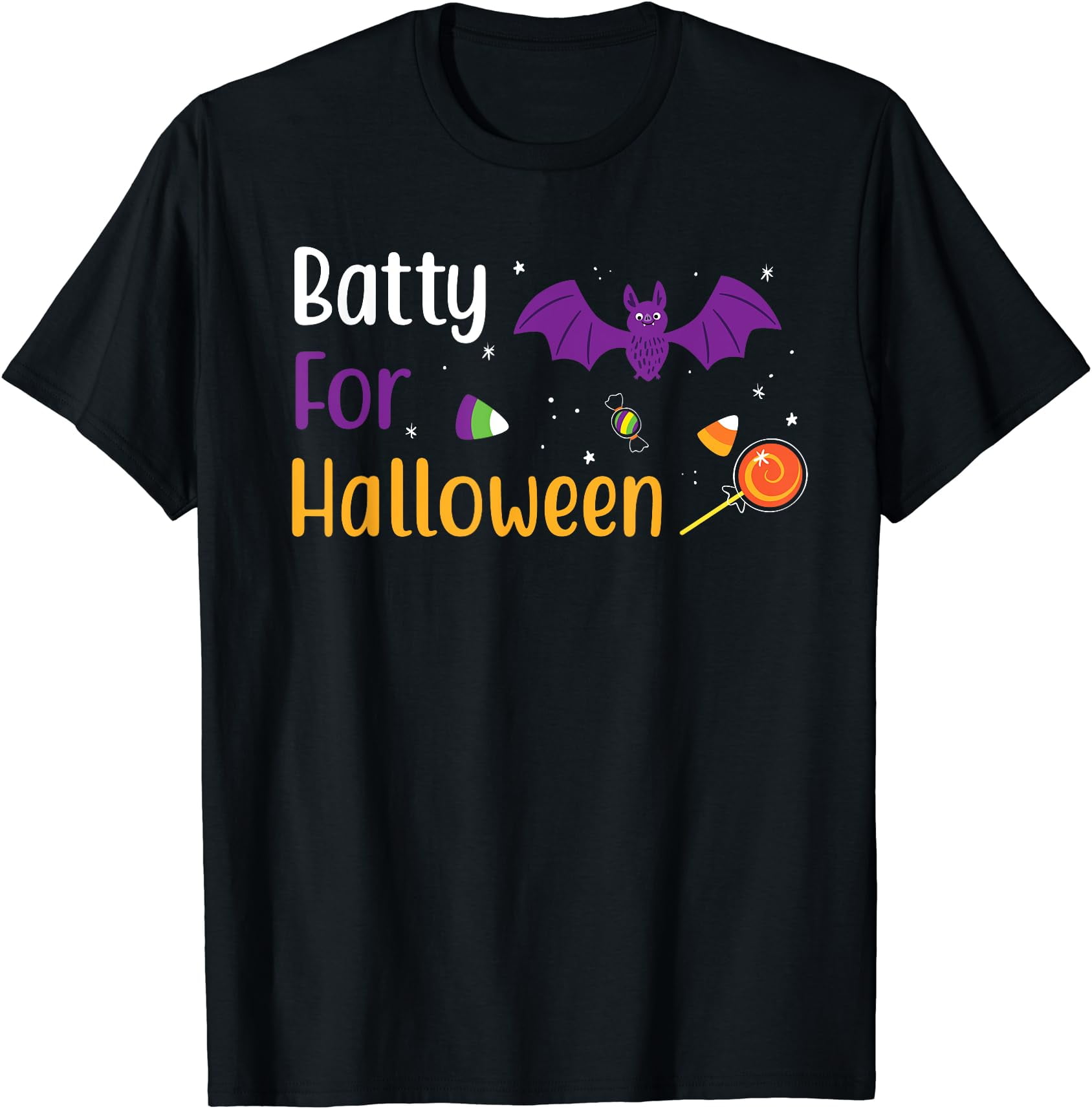 Hot Trending Tee With Batty For Halowen Party Cute - Walmart.com