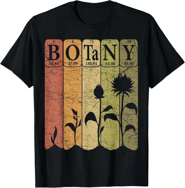 Hot Trending Tee With Botany Periodic Table Elements Plant Lover ...