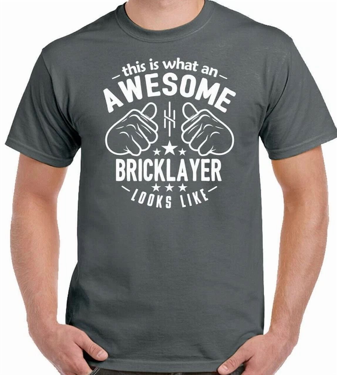 Hot Trending Tee With Bricklayer T-Shirt Mens Womens Builder Workwear ...