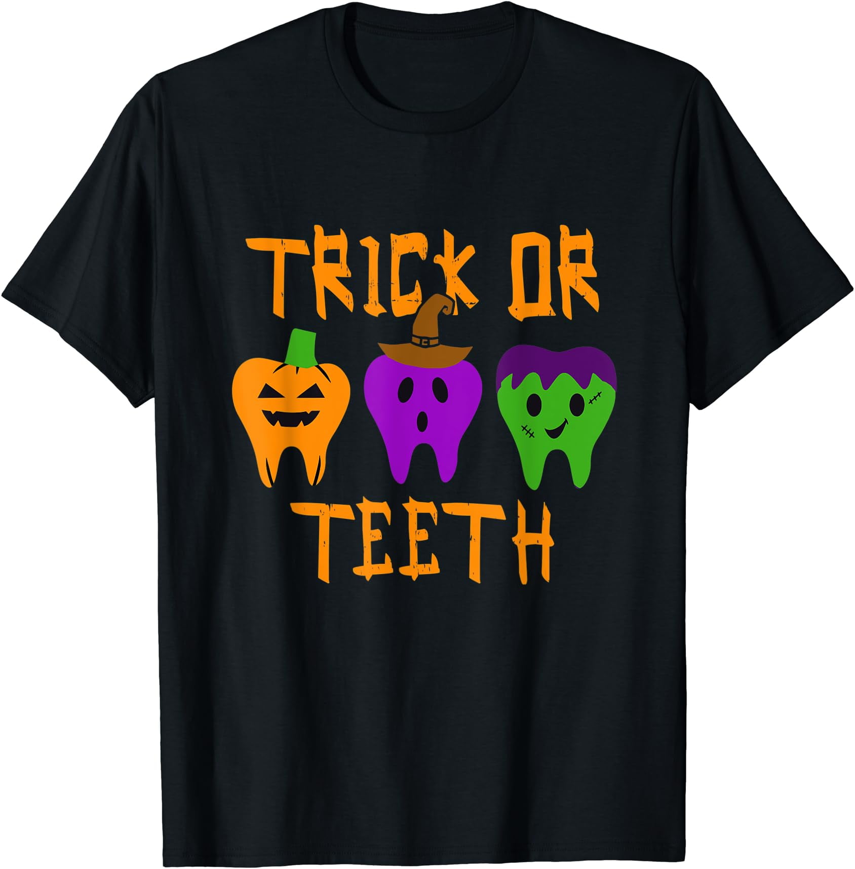 Hot Trending Tee With Brush Your Th Dentist Halowen - Walmart.com