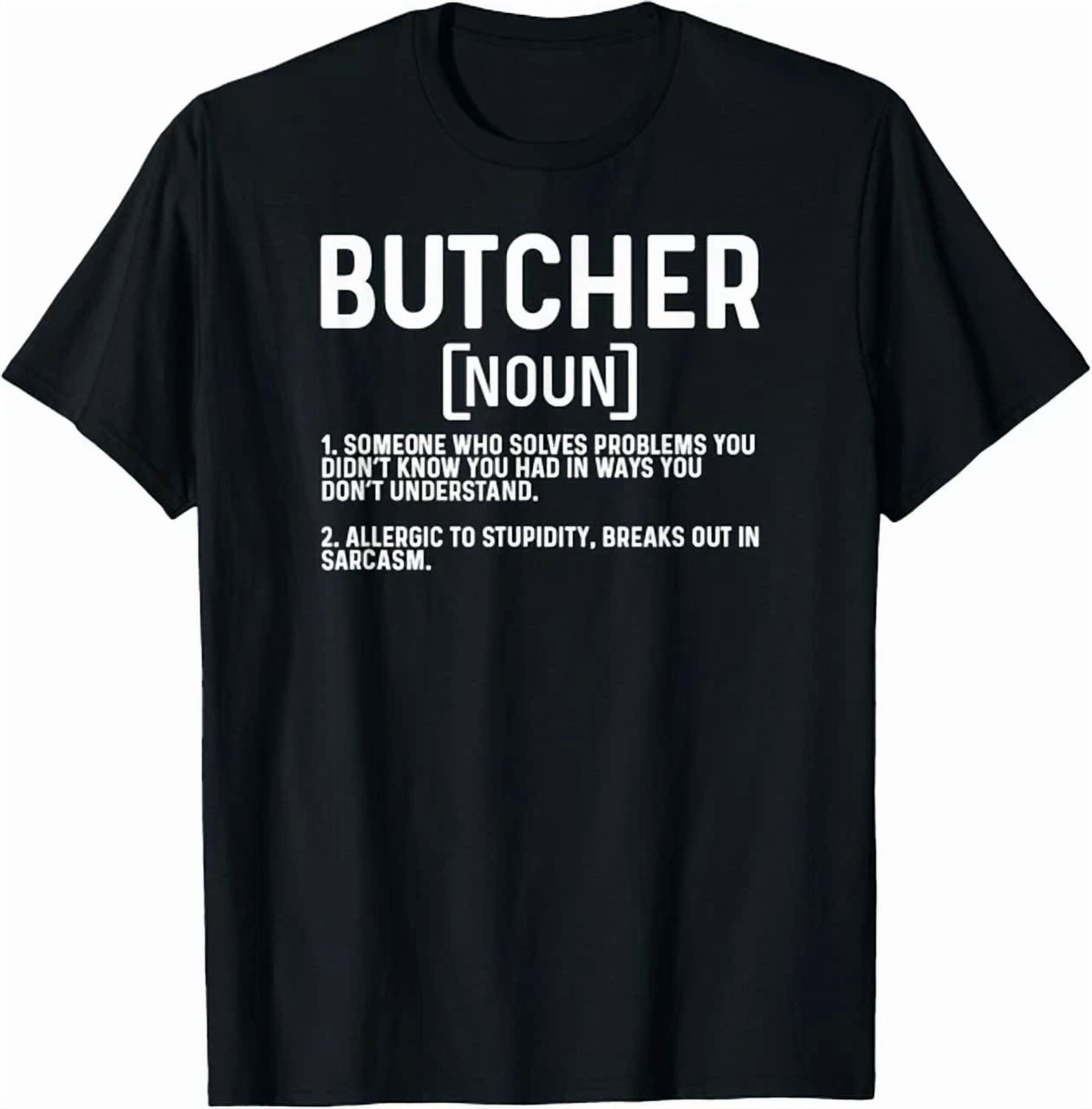 Hot Trending Tee With Butcher Definition Butchery Butchers Tee Shirts ...
