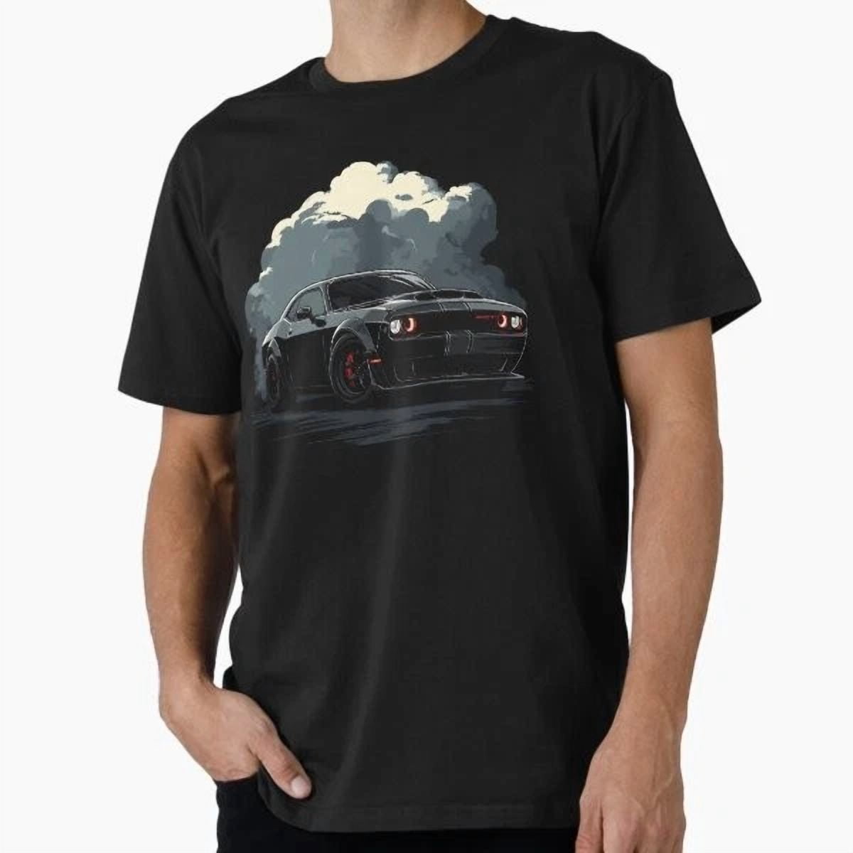 Hot Trending Tee With Challenger Hellcat T-Shirt S-5Xl - Walmart.com