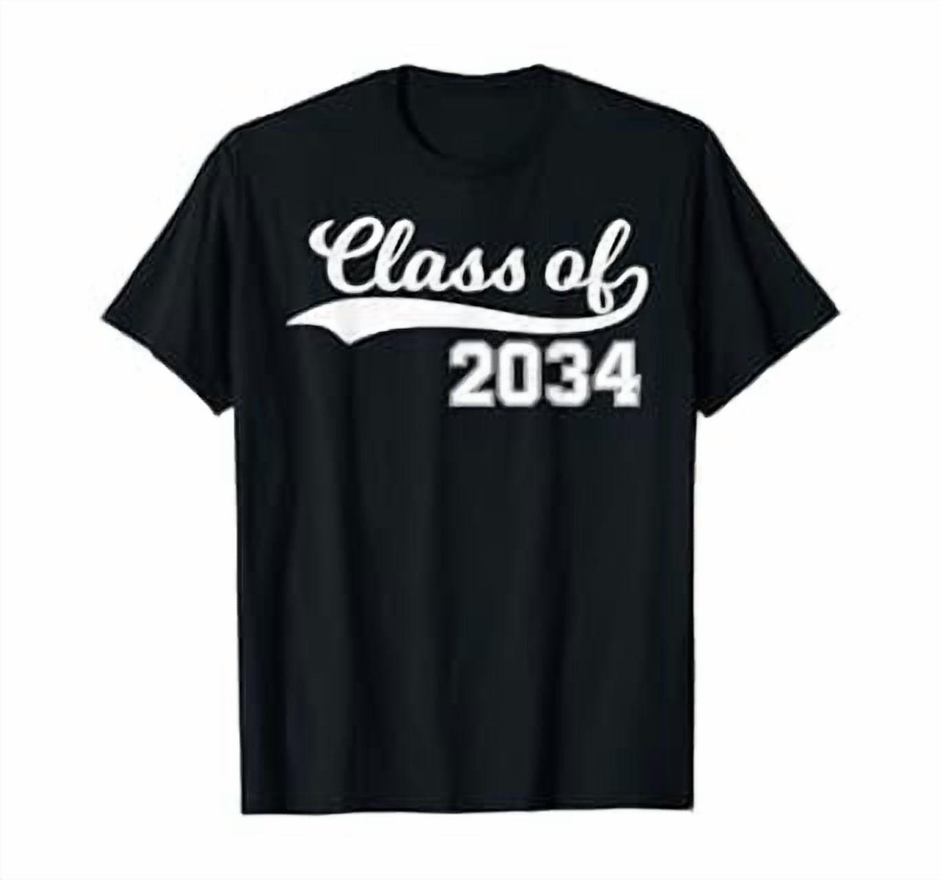 Hot Trending Tee With Class Of 2034 Grow With Me First Day Of School T ...