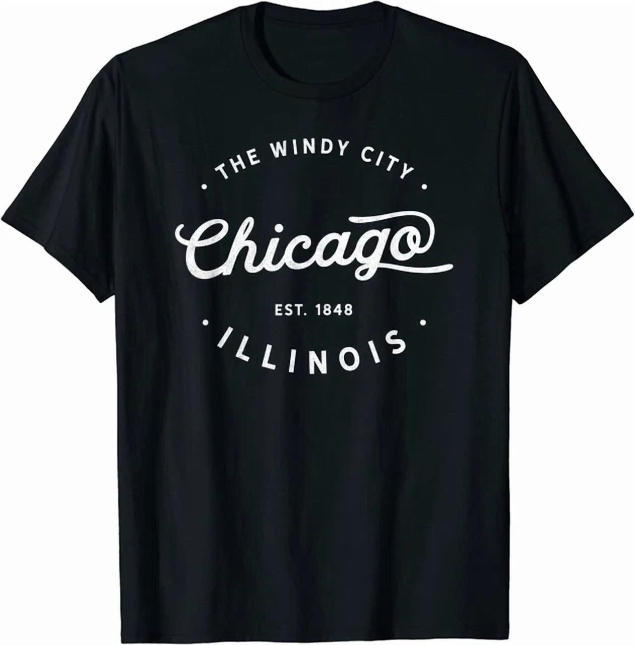Hot Trending Tee With Classic Retro Vintage Chicago Illinois Windy City ...