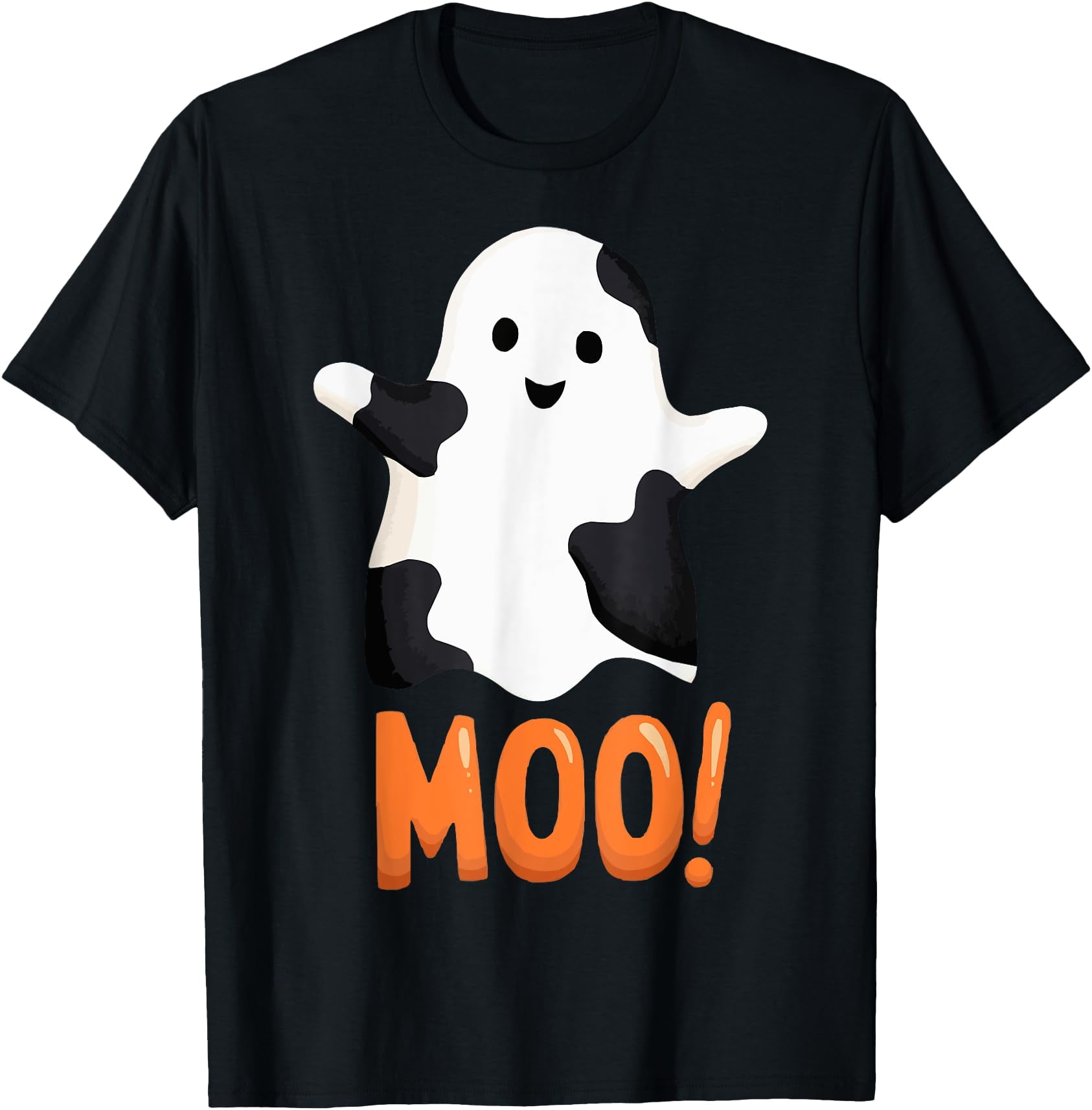 Hot Trending Tee With Cute Funny Ghost Cow Moo I Mean Boo Halowen ...