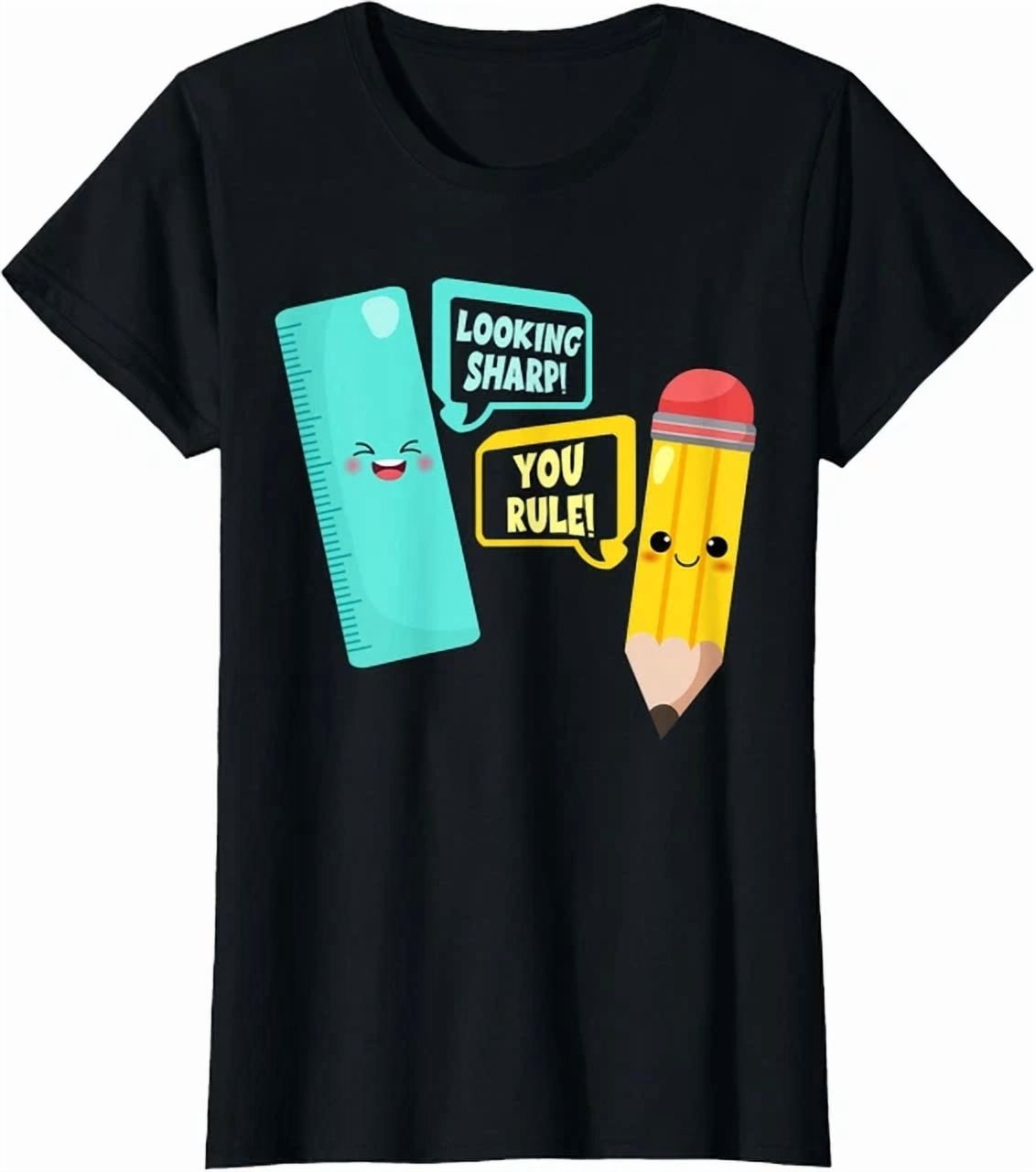 Hot Trending Tee With Cute Kawaii School Supplies Pun Welcome Back T ...