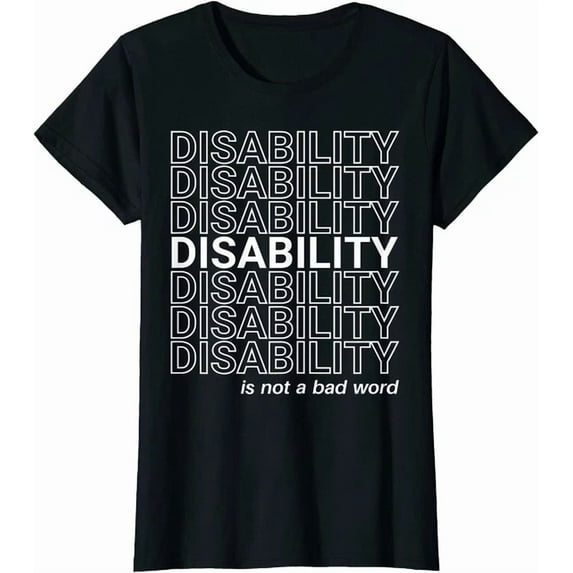 Hot Trending Tee With Disability Is Not A Bad Word Happy Disability ...