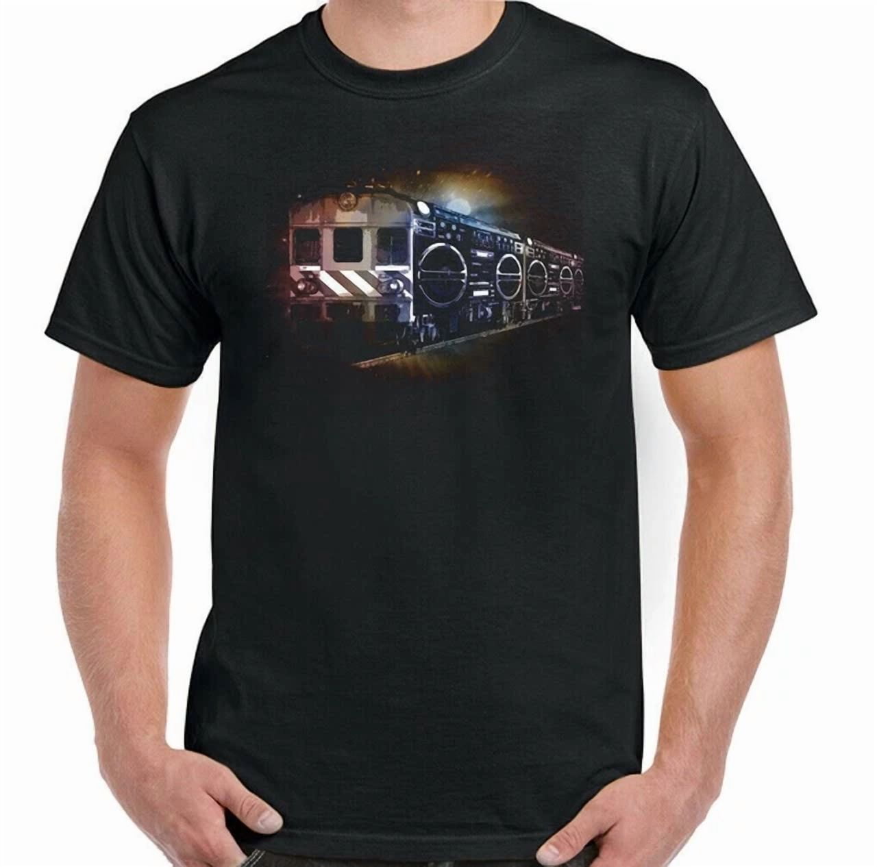 Hot Trending Tee With Dj T-Shirt Boogie Box Train Mens Womens Music ...