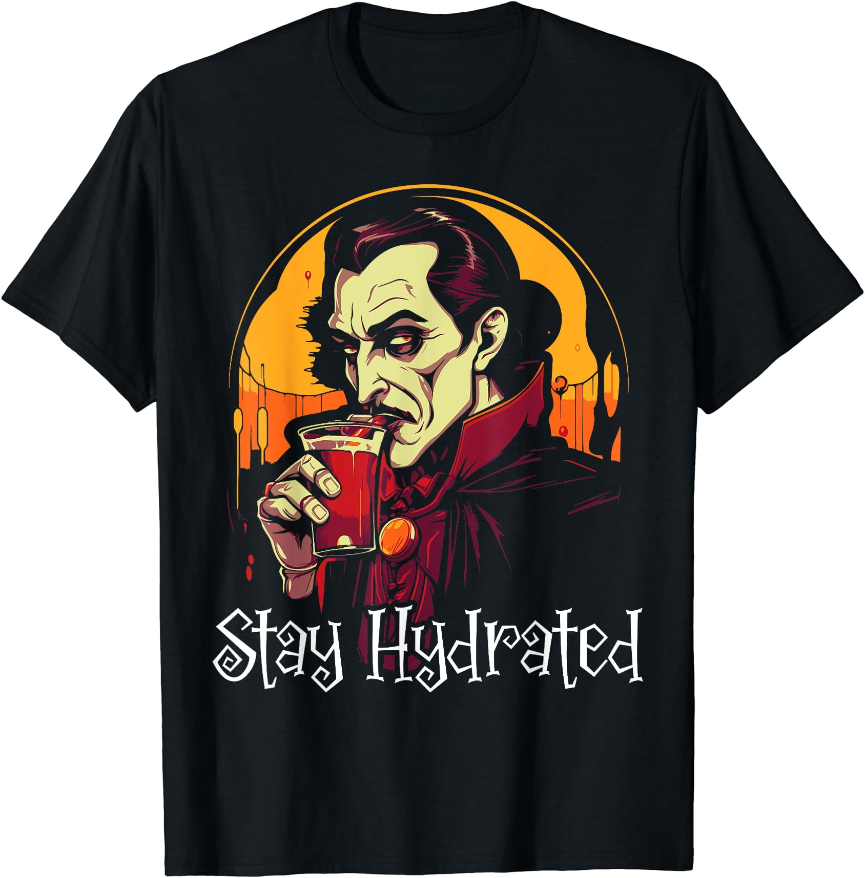Hot Trending Tee With Dracula Halowen Scary Spooky Vampire - Walmart.com