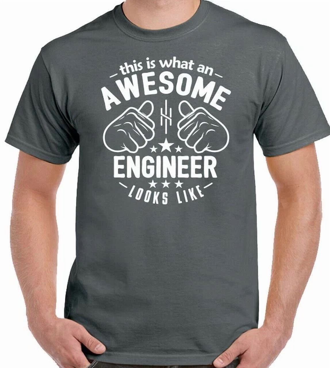 Hot Trending Tee With Engineer T-Shirt This Is What An Looks Like Mens ...