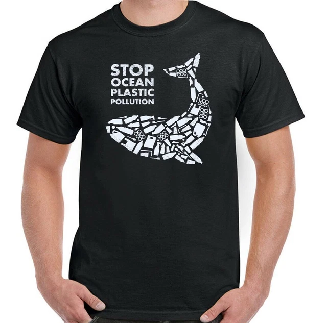 Hot Trending Tee With Environment T-Shirt Stop Ocean Plastic Pollution ...