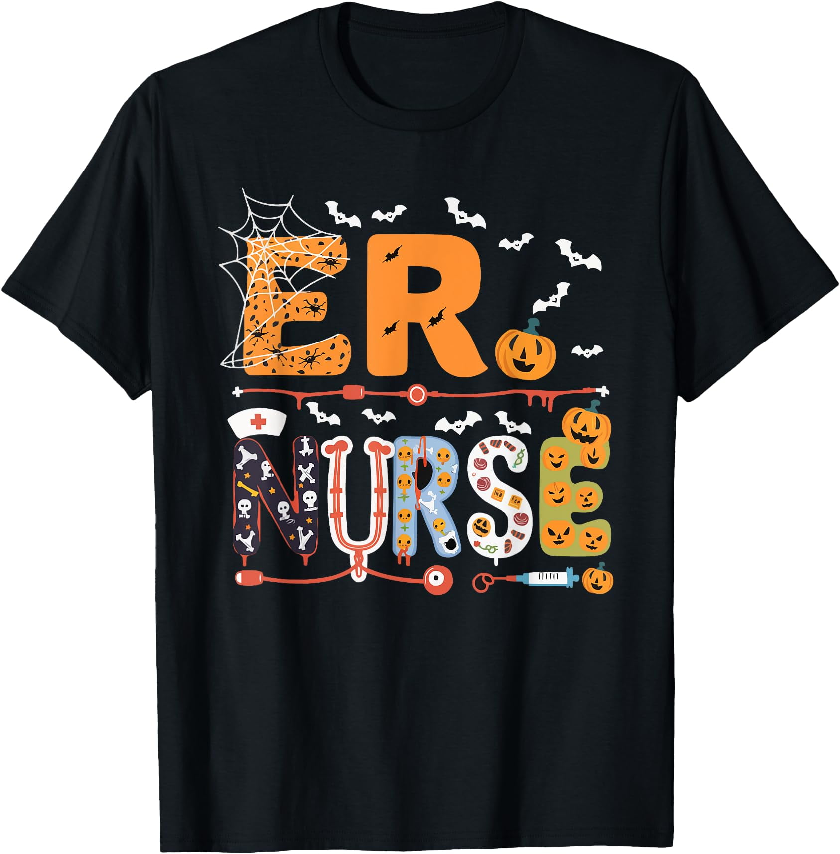 Hot Trending Tee With Er Nurse Halowen Emergency Room Nursing - Walmart.com