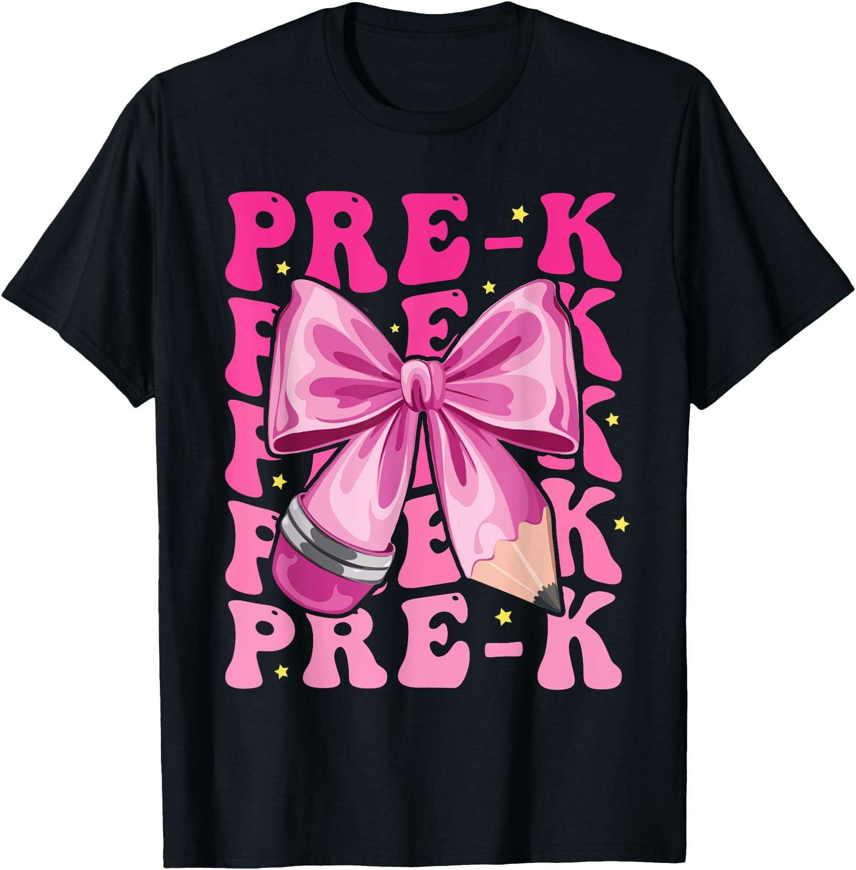 Hot Trending Tee With First Day Of Pre-K Coquette Bow Back To School ...