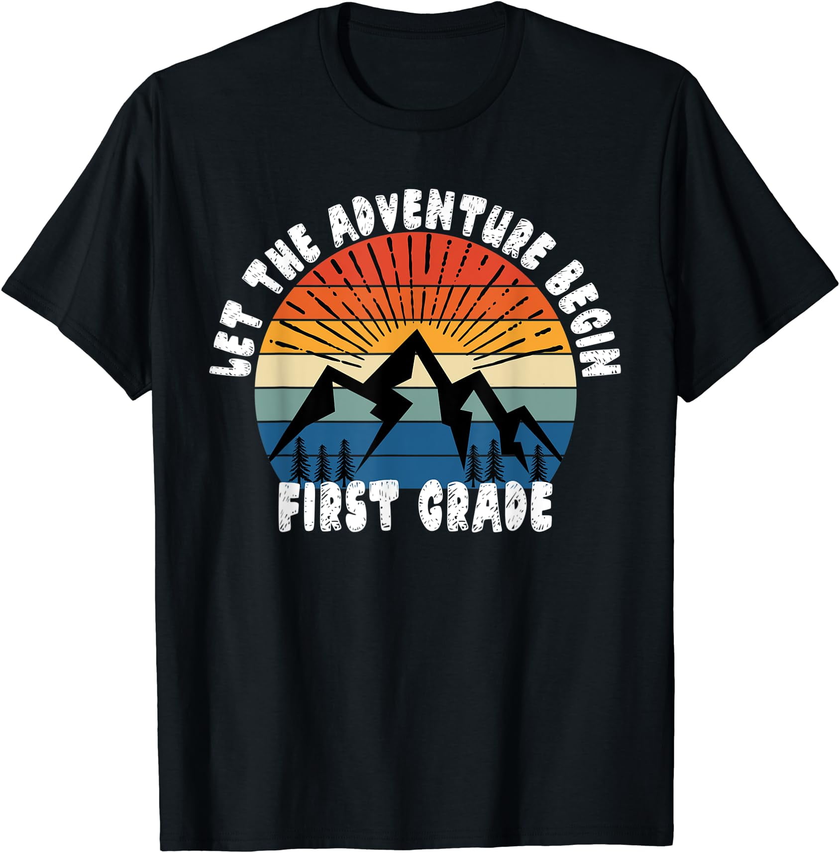 Hot Trending Tee With First Grade 1St Day Of School - Let The Adventure ...