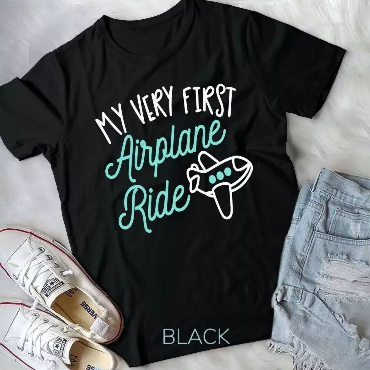 Hot Trending Tee With First Plane Flight Shirt My Very First Airplane ...