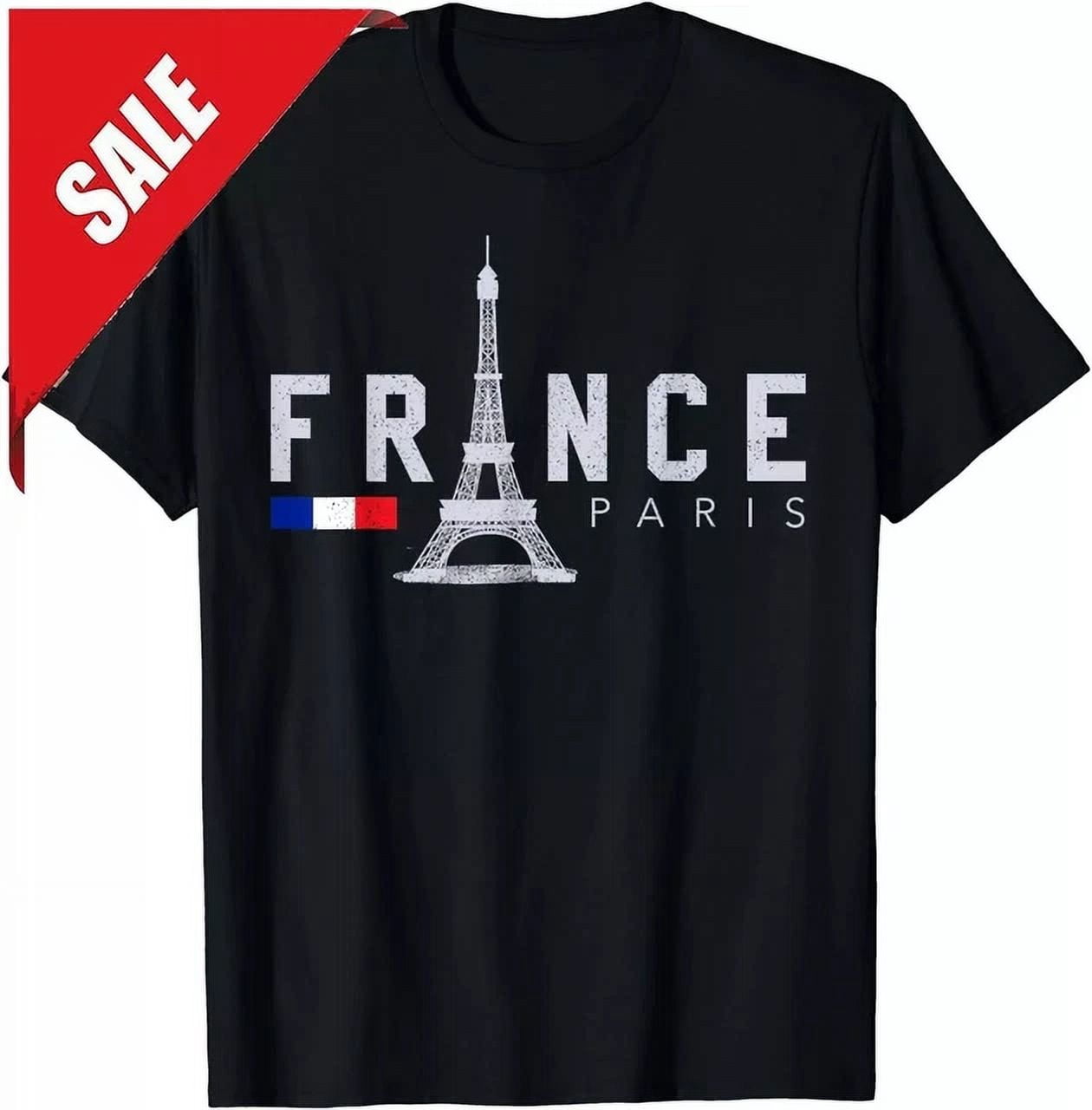 Hot Trending Tee With France Paris T-Shirt French Flag Eiffel Tower ...