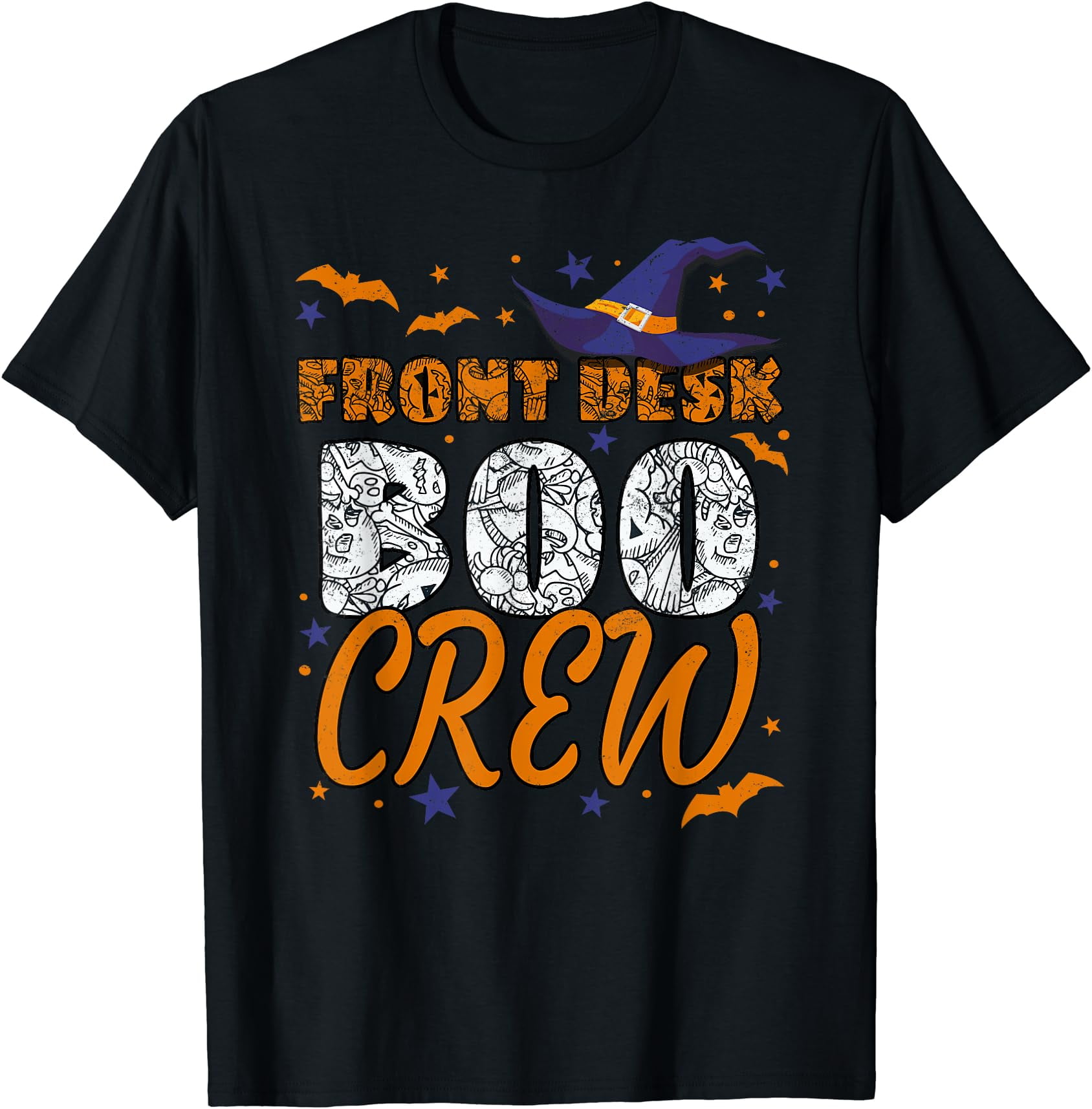 Hot Trending Tee With Front Desk Boo Crew Halloween Receptionist S-5Xl ...