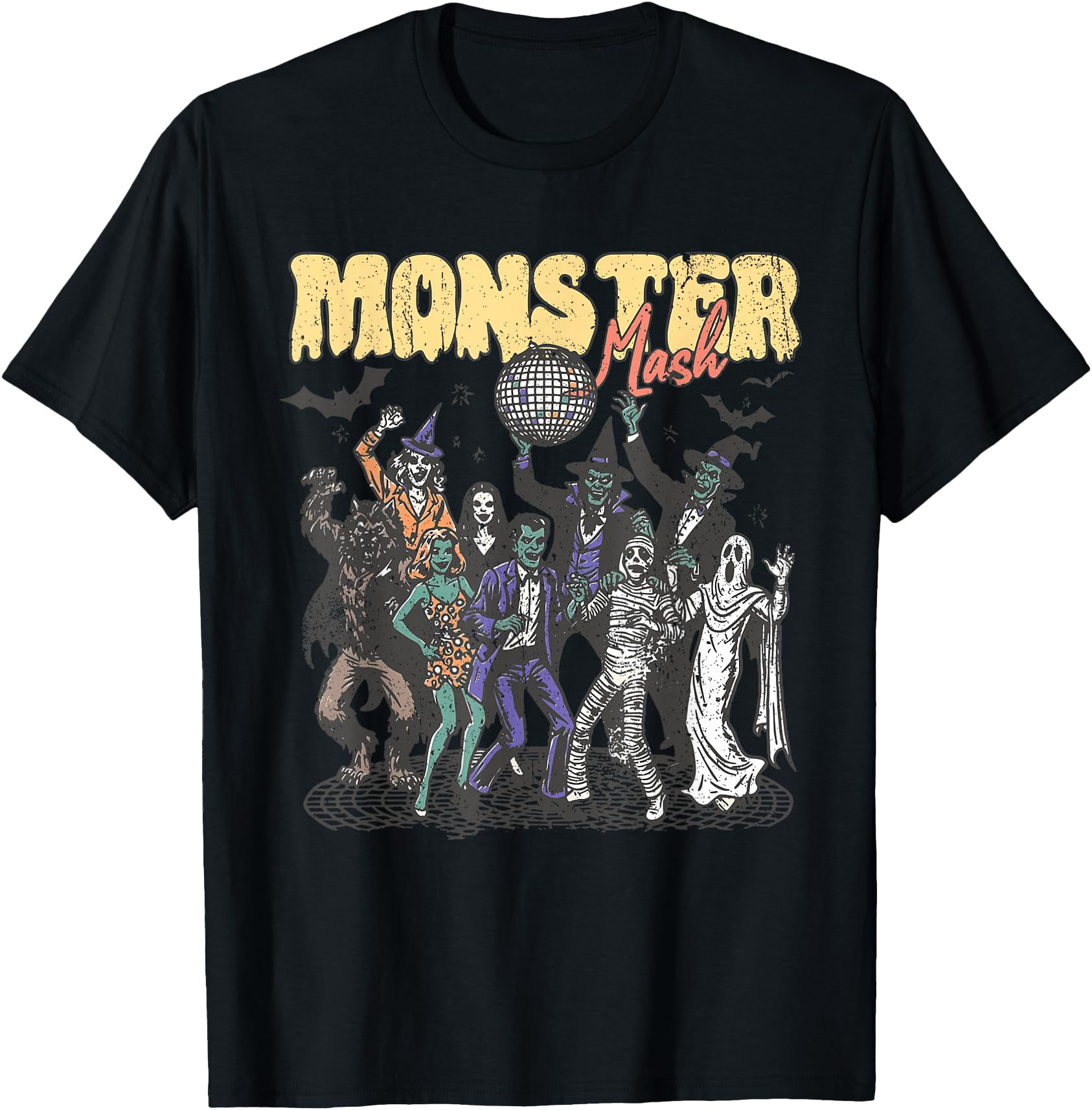 Hot Trending Tee With Funny Retro Frankenstein Monster Mash Horror Movies Lovers - Walmart.com