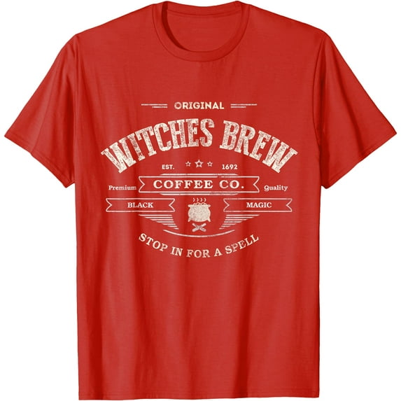 Hot Trending Tee With Funny Witches Brew 1692 Coffee Company Barista ...