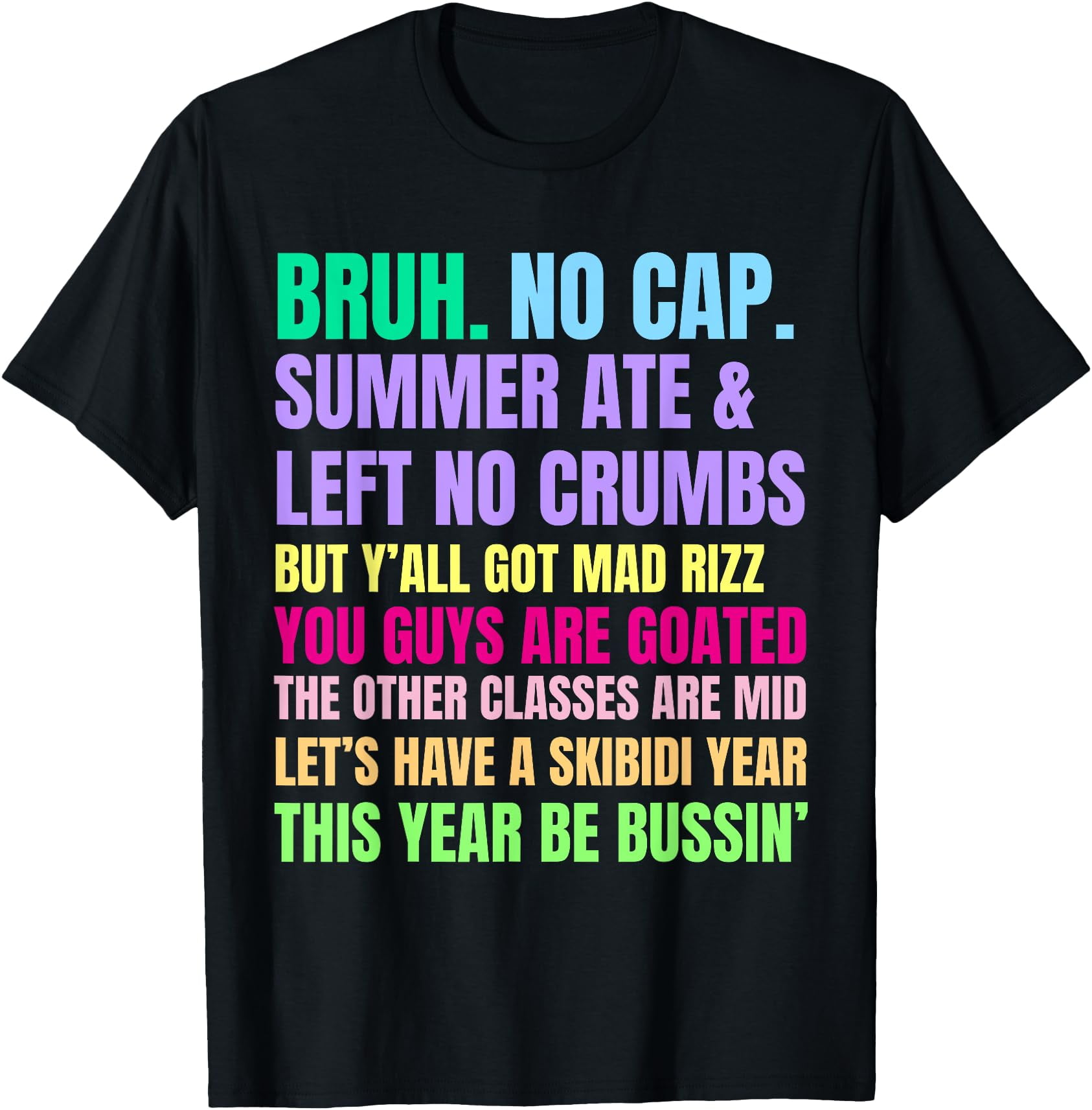 Hot Trending Tee With Gen A Slang Teachers First Day Of School 2025 ...