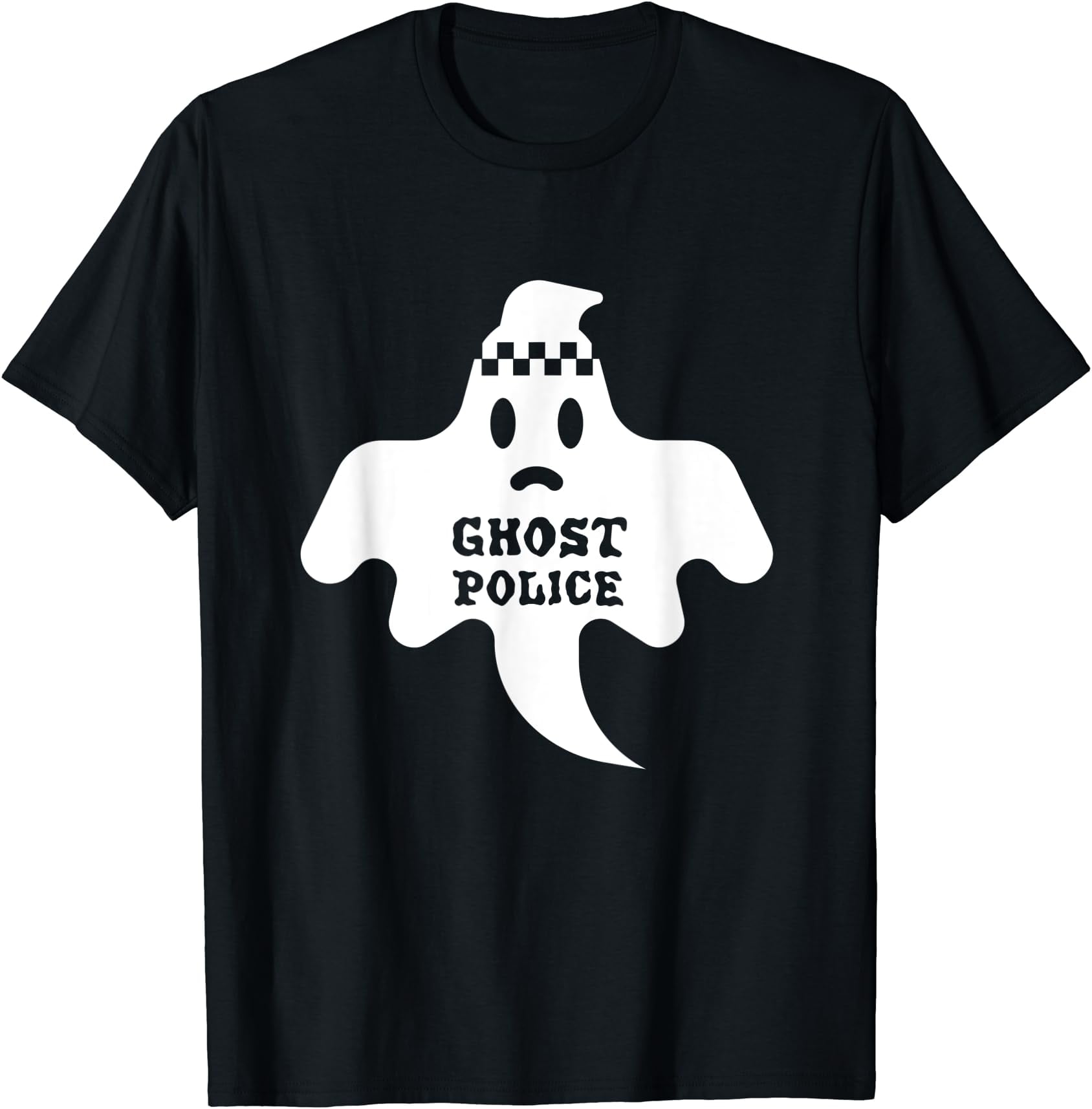 Hot Trending Tee With Ghost Police | Funny Halowen - Walmart.com