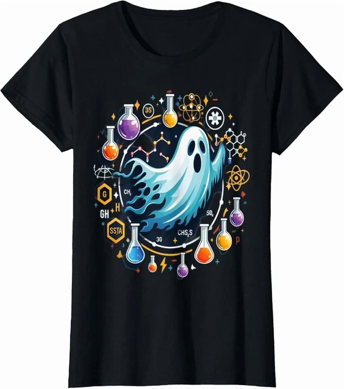 Hot Trending Tee With Ghost Science Teacher Chemistry Laboratory T ...