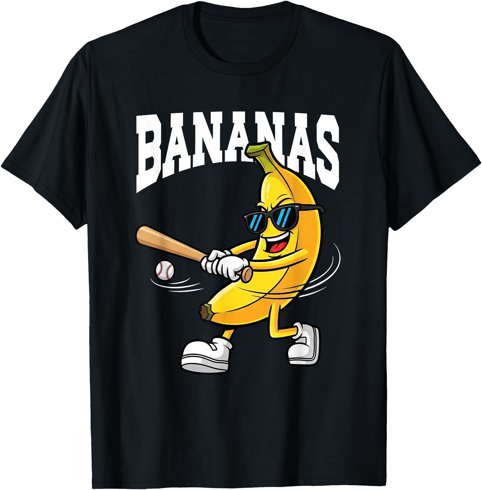Hot Trending Tee With Graphic Banana Slugger Cartoon Fruit For Men ...