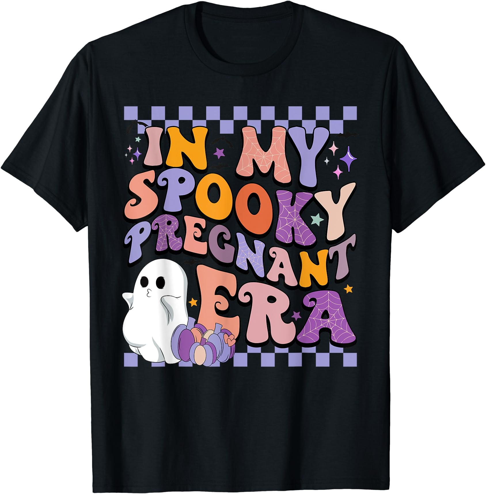 Hot Trending Tee With Halowen Pregnancy Announcement In My Spooky ...