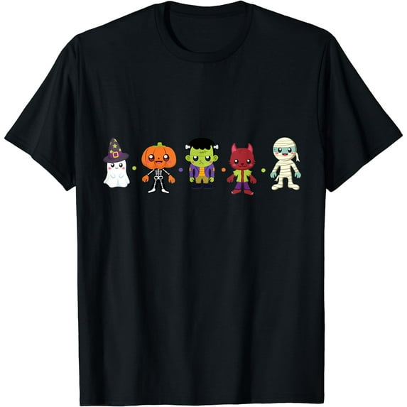 Hot Trending Tee With Halowen Skeleton Pumpkin Zombie Mommy Monster ...