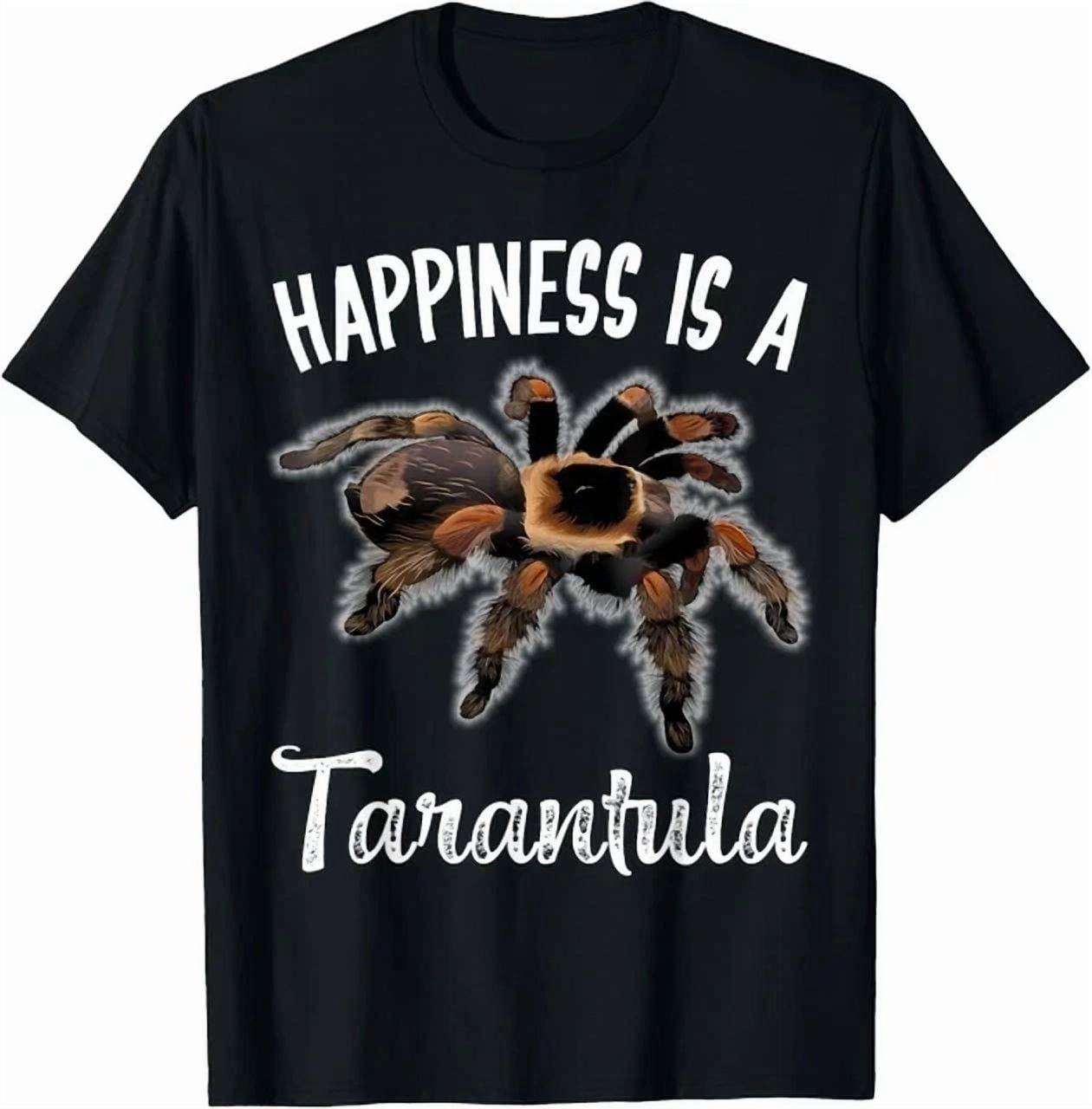 Hot Trending Tee With Happiness Is A Tarantula Spider Lover Gift ...