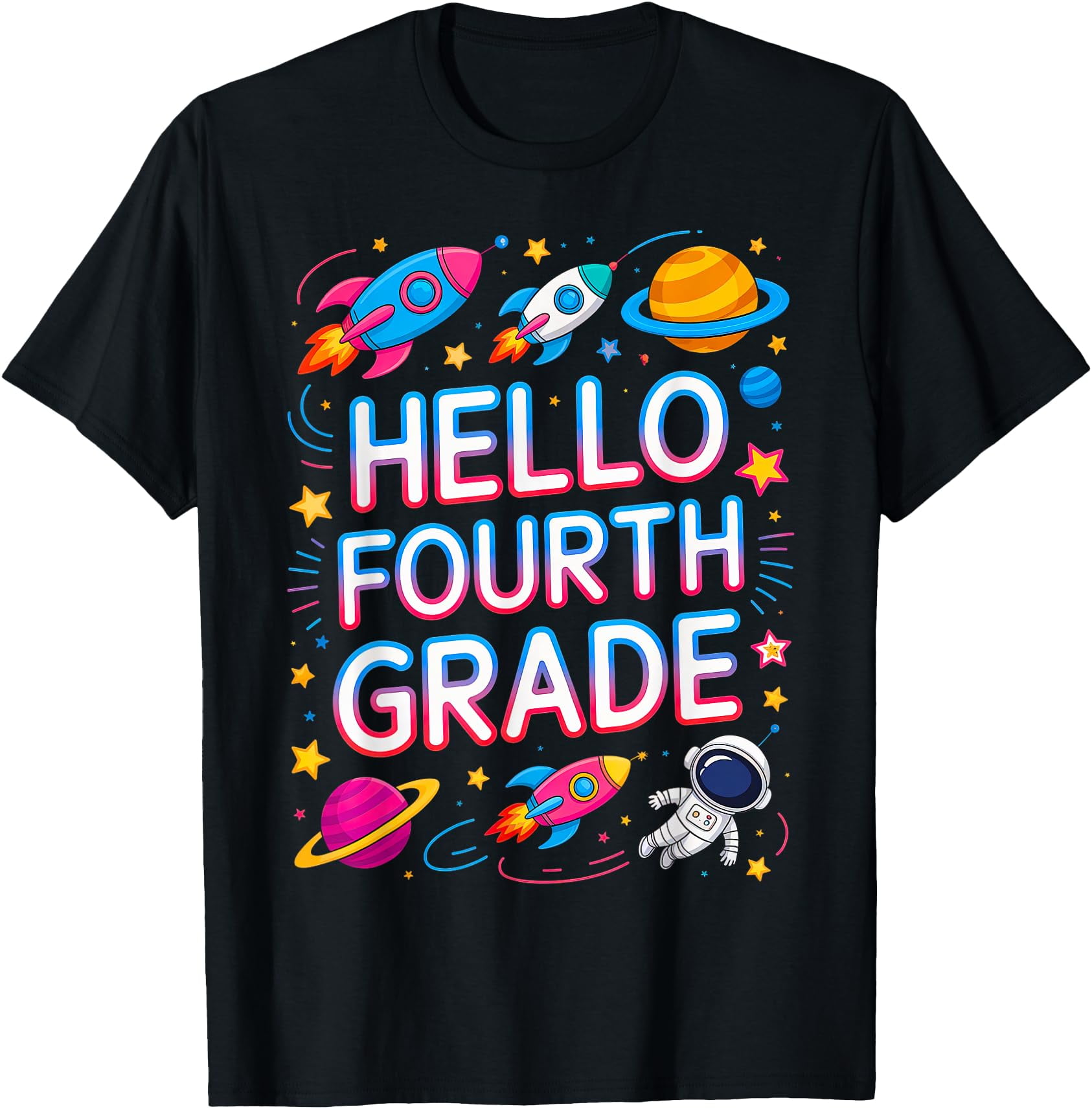 Hot Trending Tee With Hello Fourth Grade Back To School First Day Of ...
