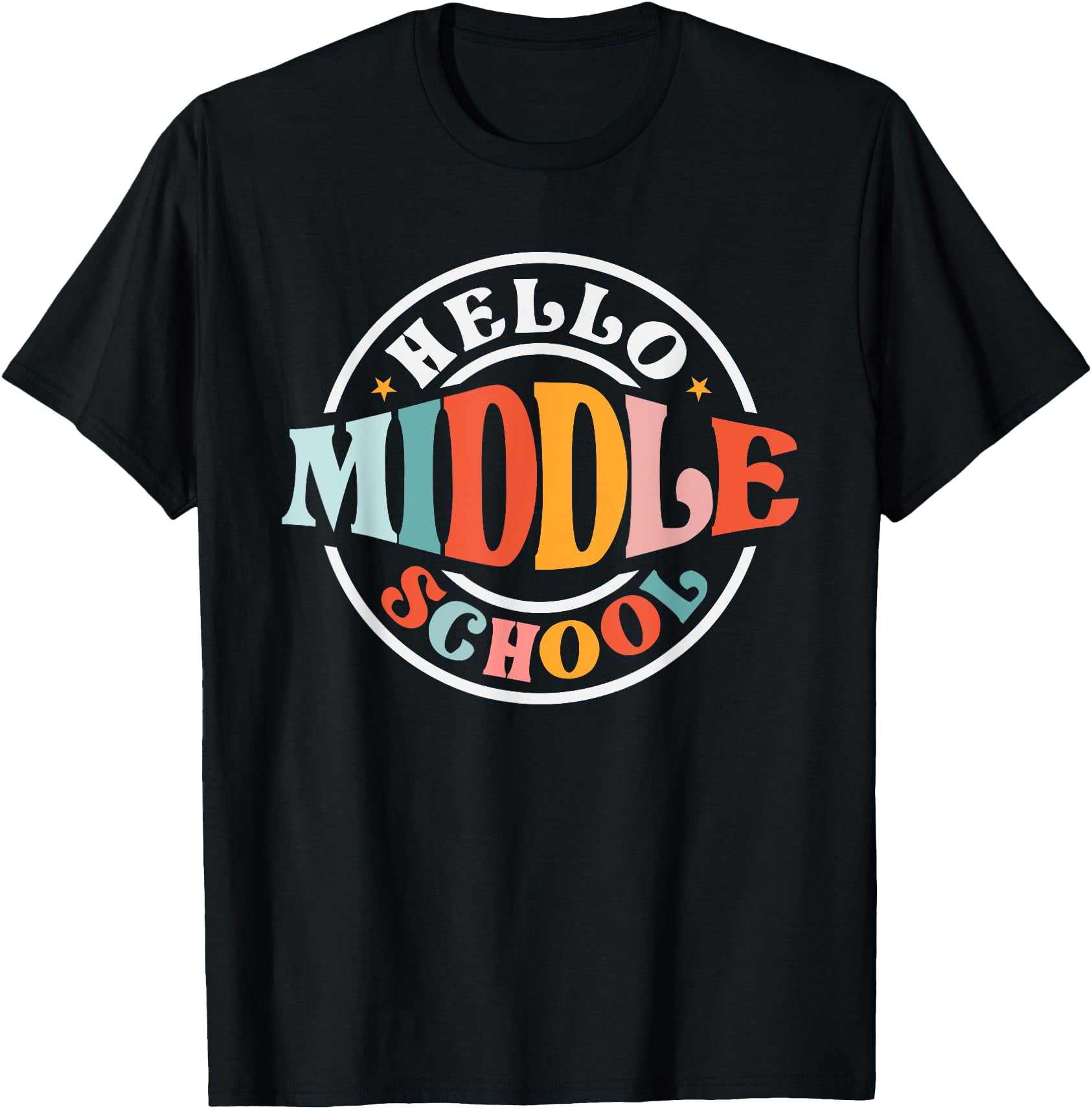Hot Trending Tee With Hello Middle School Groovy First Day Of Middle ...