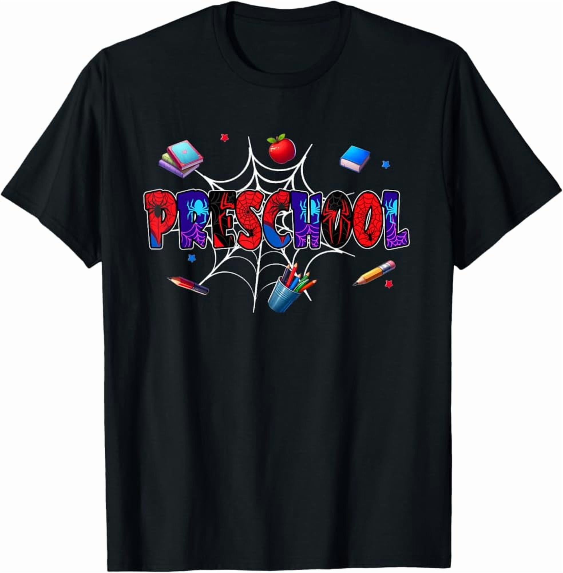 Hot Trending Tee With Hello Preschool Squad Spider Back To School ...