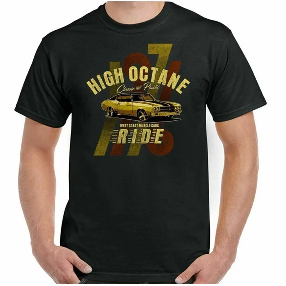 Hot Trending Tee With High Octane Mens Womens Car Enthusiast T-Shirt ...