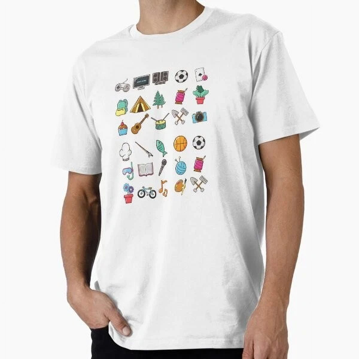 Hot Trending Tee With Hobbies Sticker Pack T-Shirt S-5Xl - Walmart.com