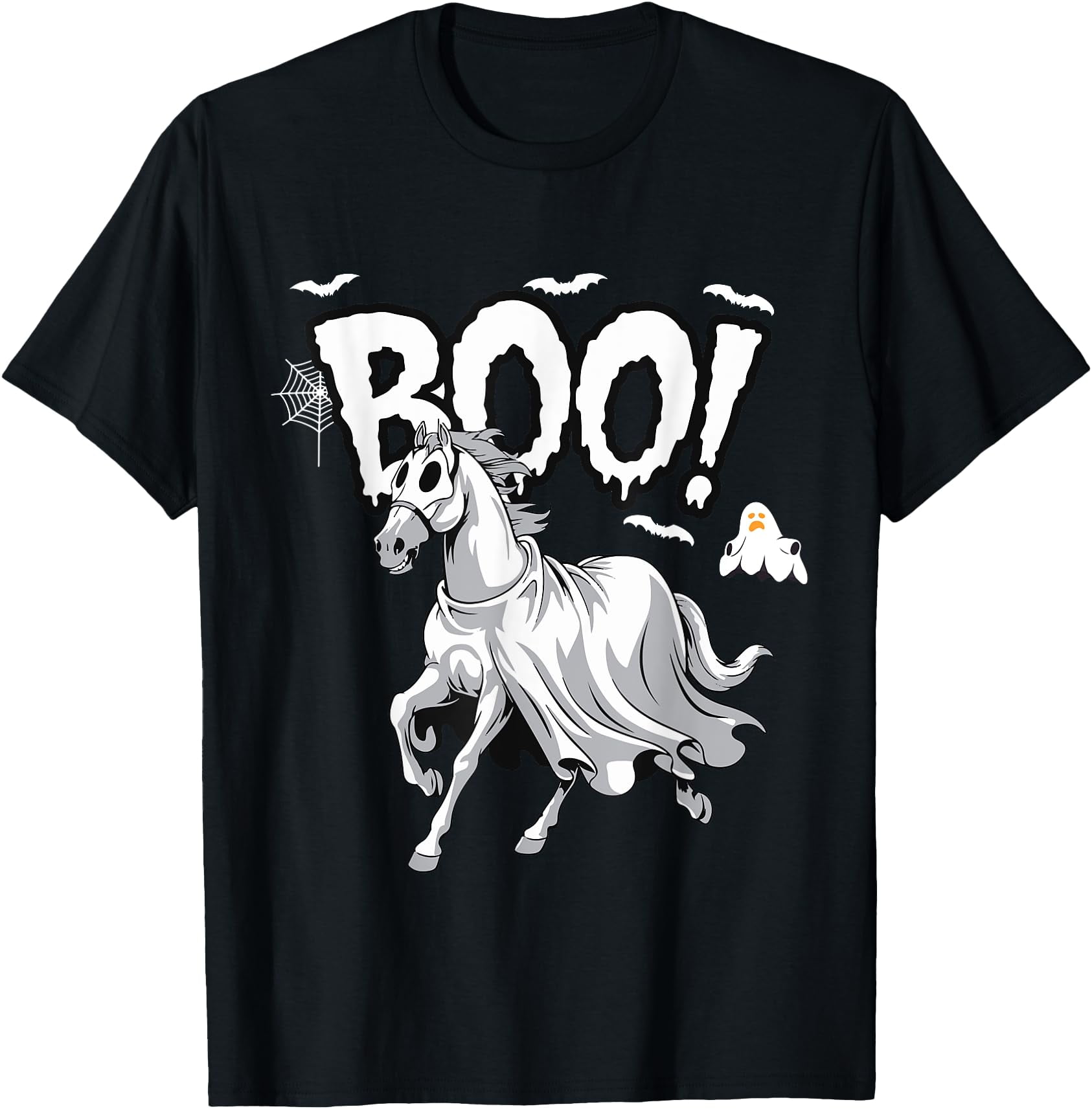Hot Trending Tee With Horse Cosplay Ghost Boo - Horse Ghost Unisex S ...
