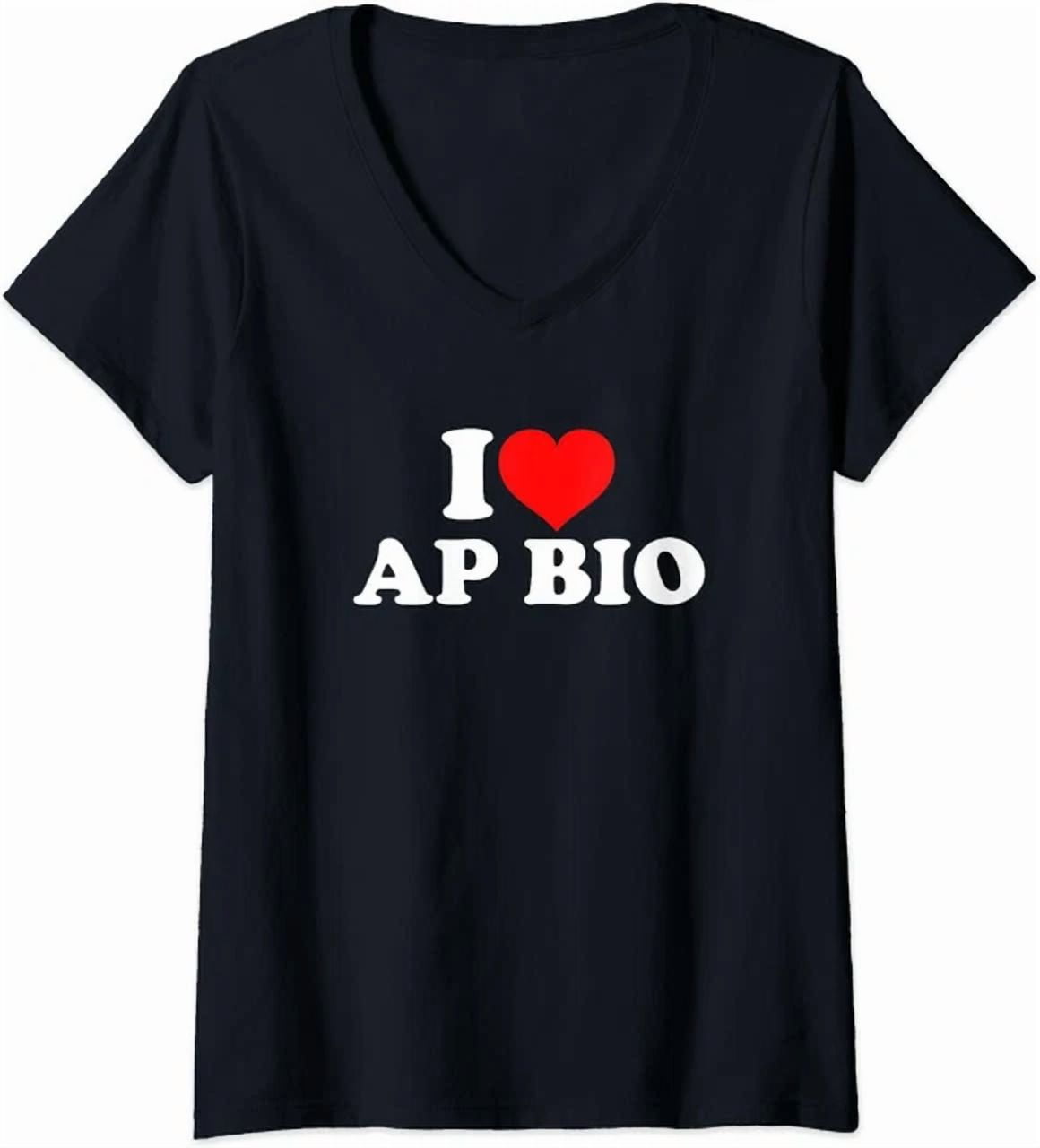 Hot Trending Tee With I Love Ap Bio Course Exam Sitcom Tshirt - Walmart.com