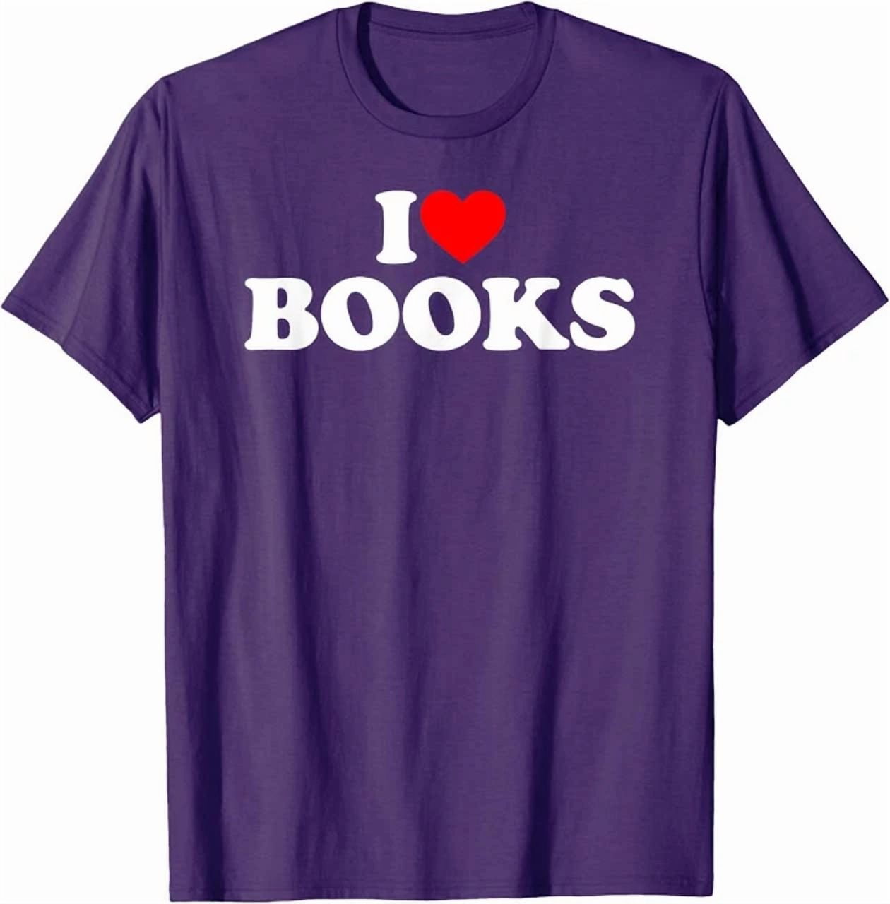 Hot Trending Tee With I Love Books, I Heart Books, I Love Activities ...