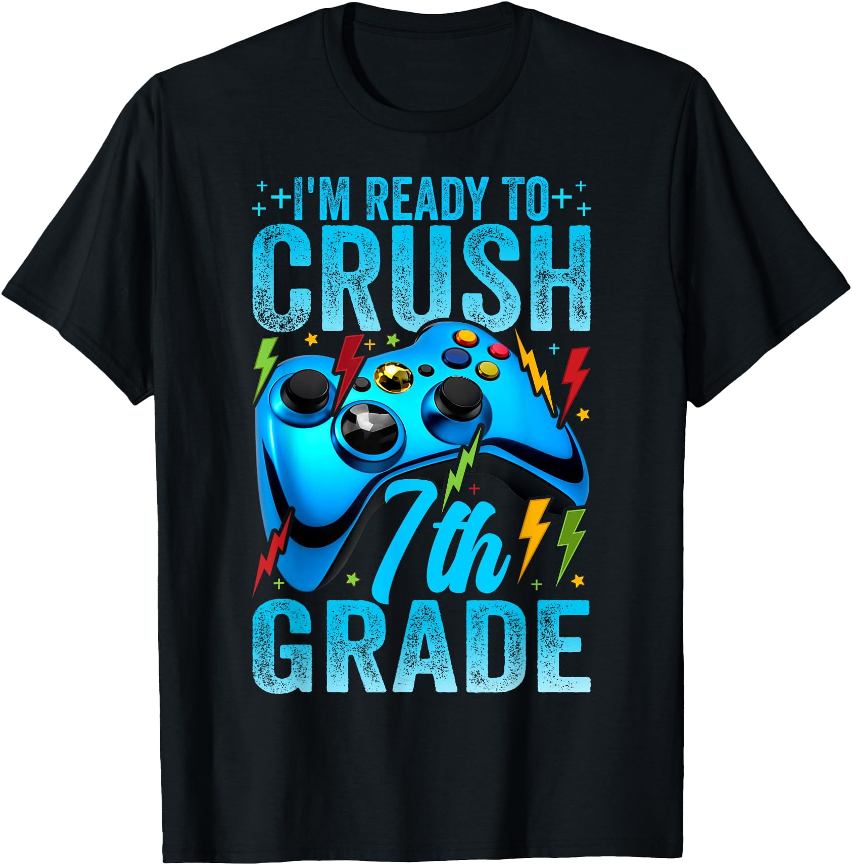 Hot Trending Tee With I'M Ready To Crush 7Th Grade Back To School Video ...