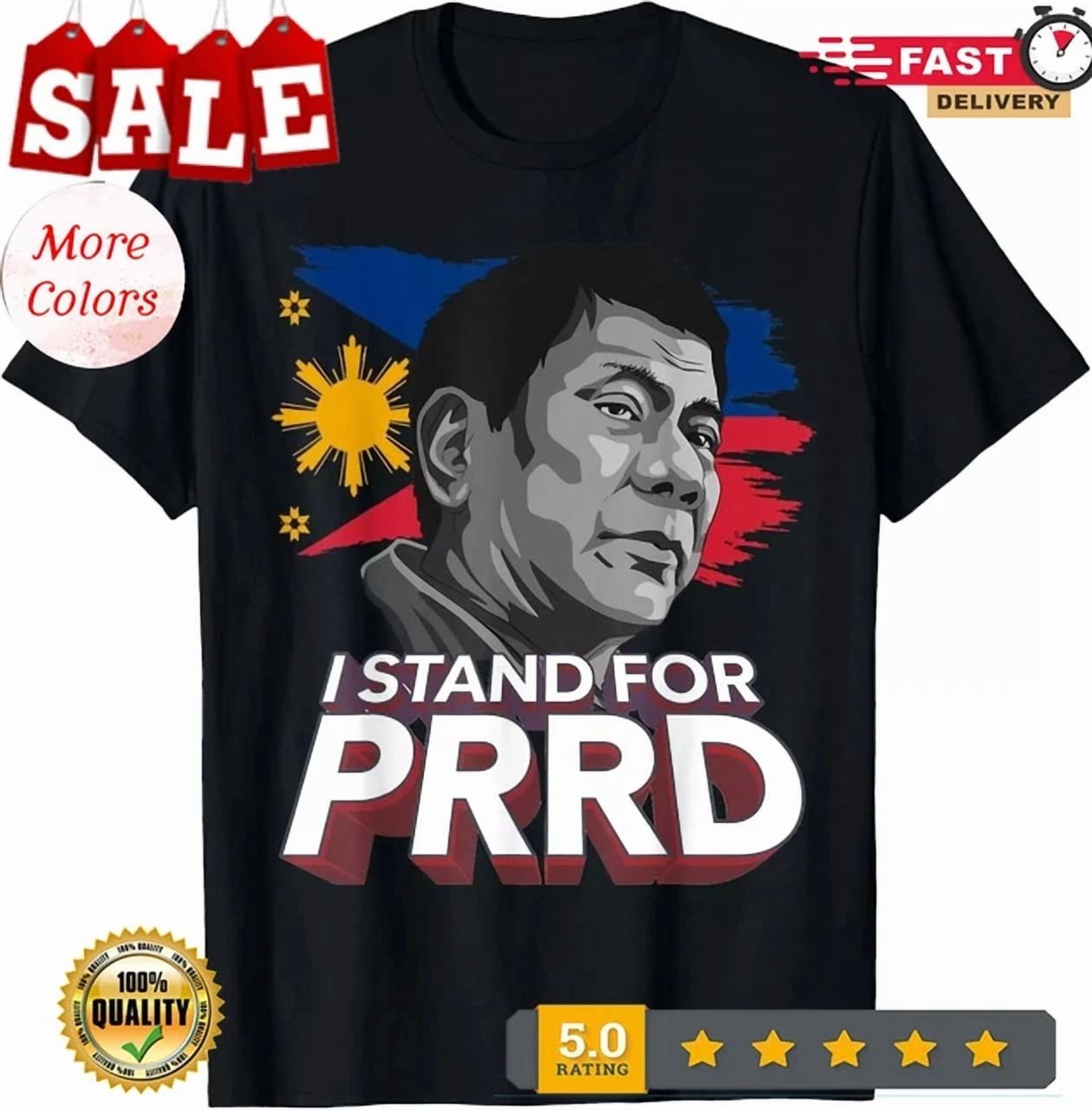 Hot Trending Tee With I Stand For Prrd Supporter Digong Duterte ...