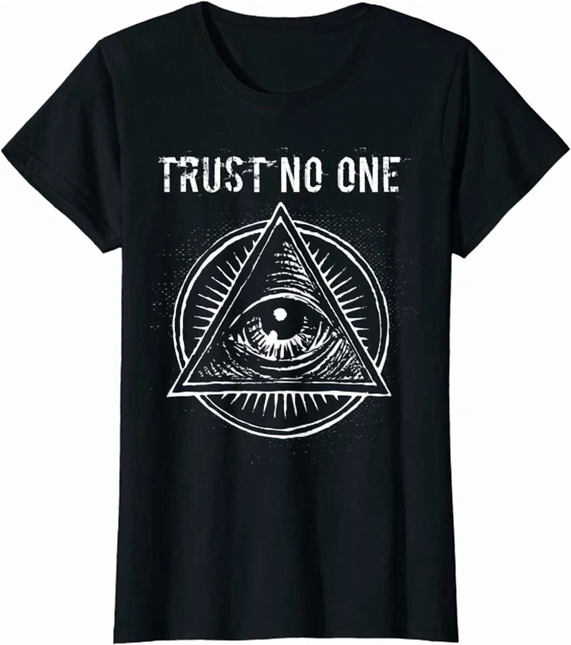 Hot Trending Tee With Illuminati Clothing Trust No One All Seeing Eye T ...