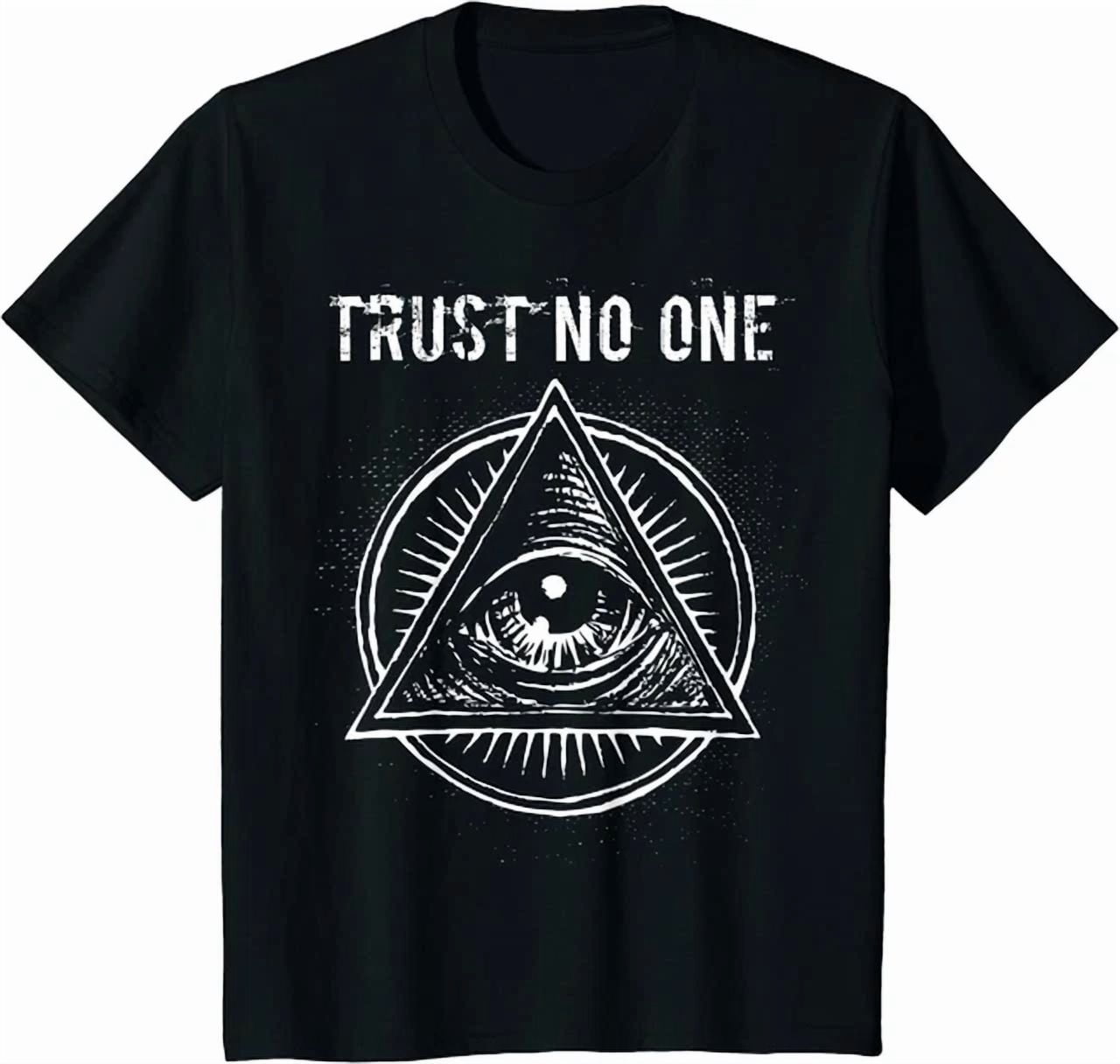 Hot Trending Tee With Illuminati Clothing Trust No One All Seeing Eye ...