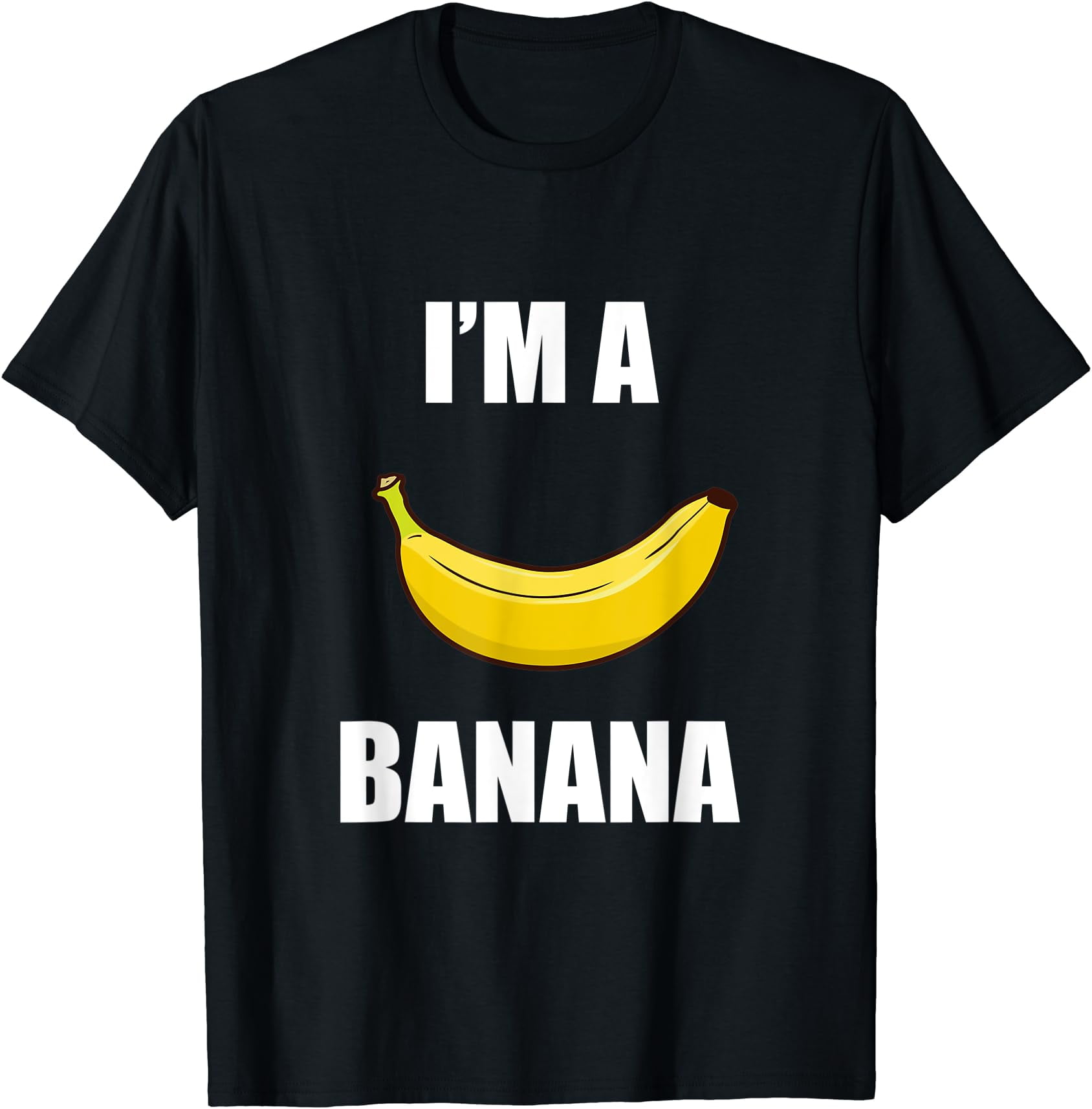 Hot Trending Tee With Im A Banana Halowen Custome - Walmart.com
