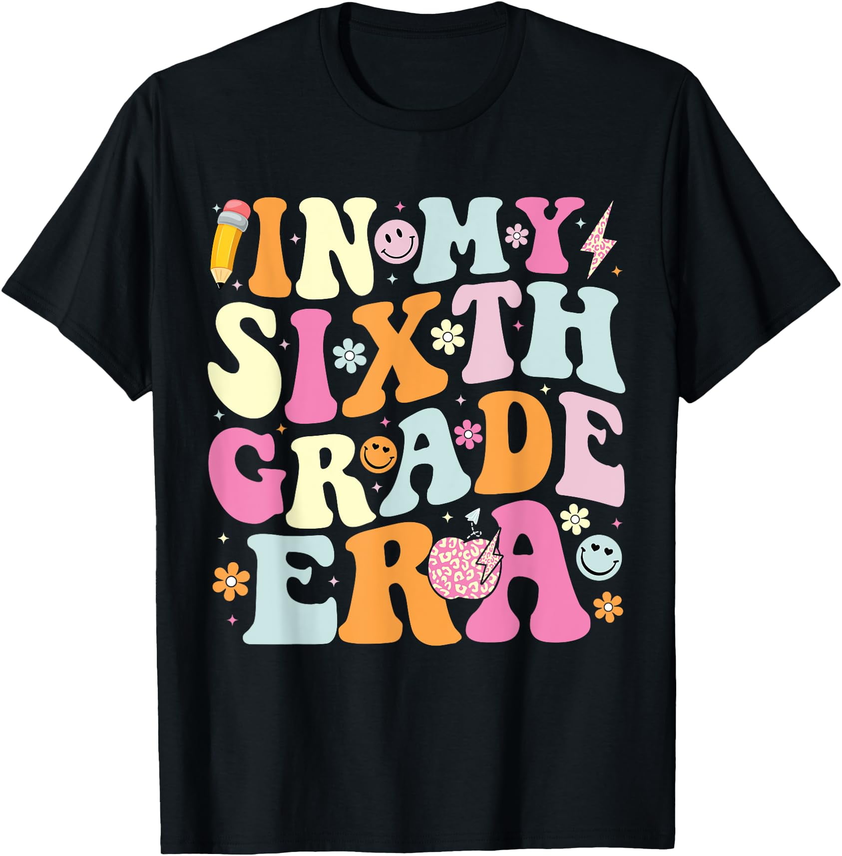 Hot Trending Tee With In My Sixth Grade Era Cool 6Th Grade Teacher Back ...