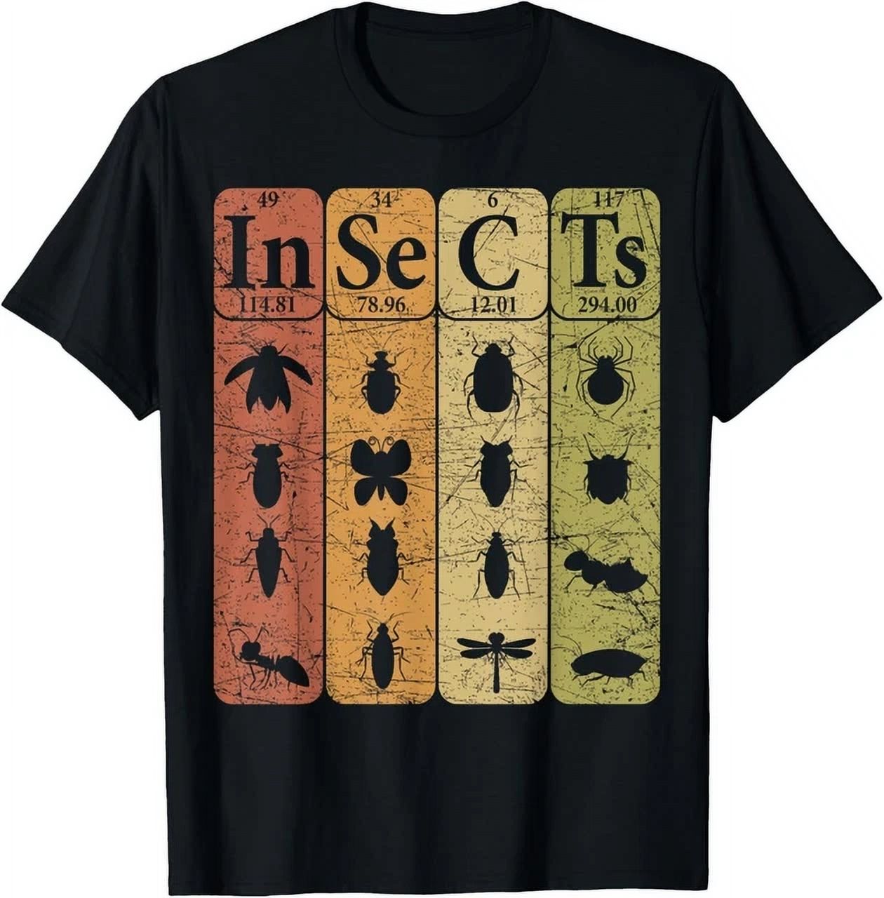 Hot Trending Tee With Insects Periodic Table Elements Entomologist ...
