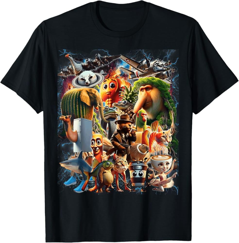 Hot Trending Tee With Italian Brainrot Italian Brain Lot Character T ...