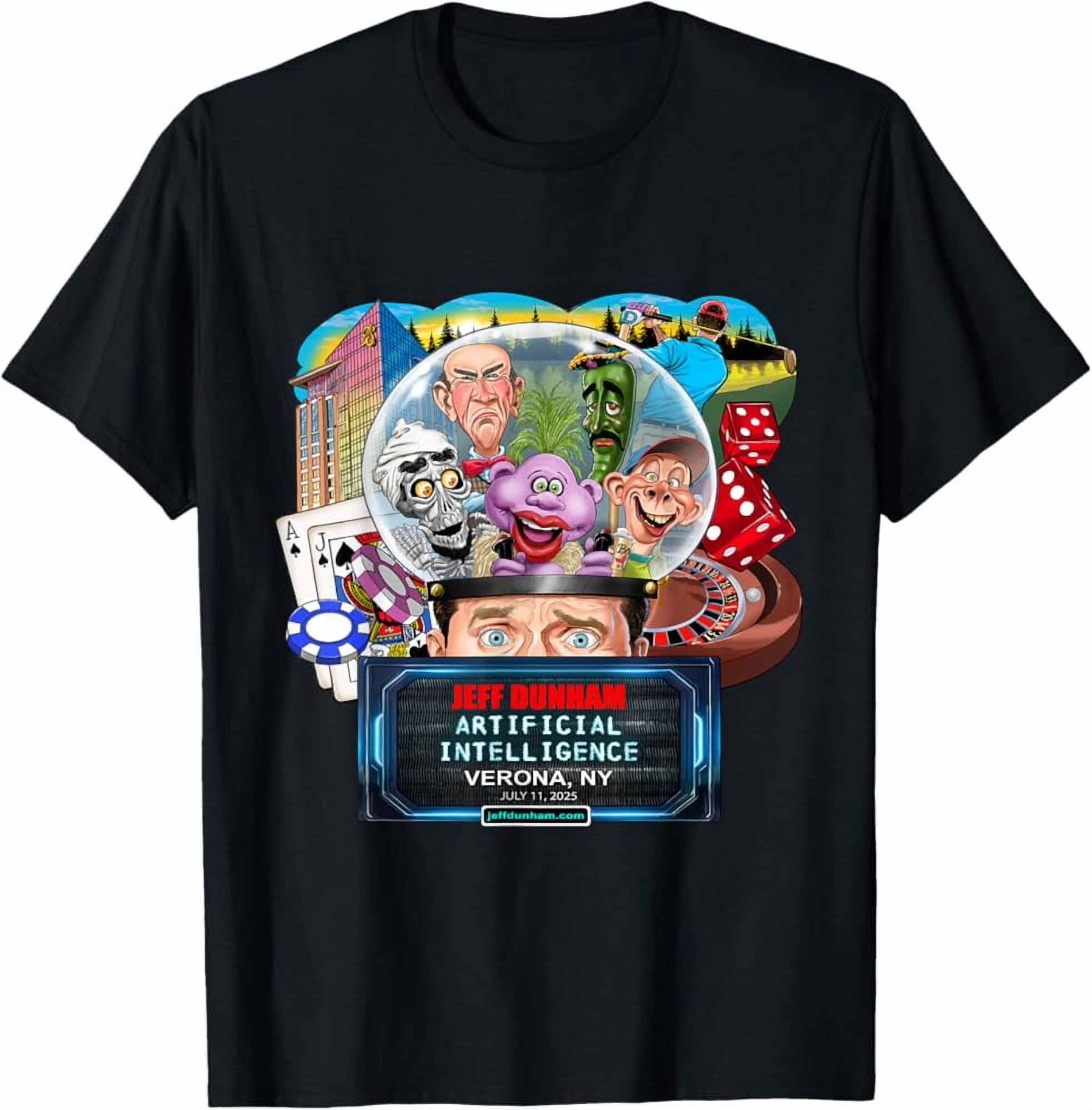 Hot Trending Tee With Jeff Dunham Verona, Ny (2025) T-Shirt - Walmart.com