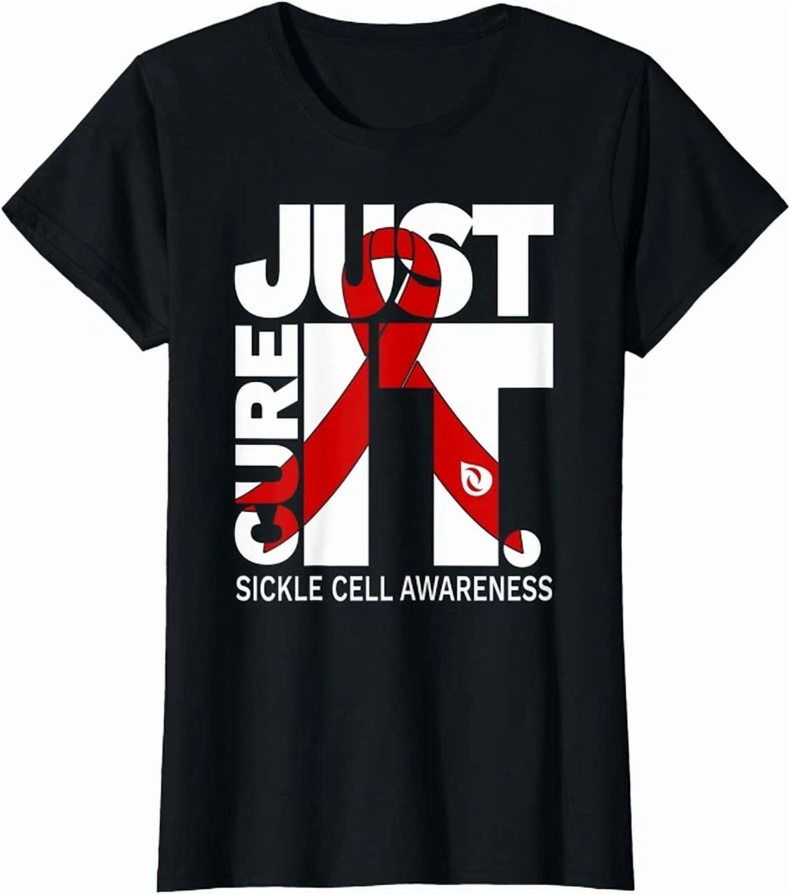 Hot Trending Tee With Just Cure Sickle Cell Awareness Ribbon Disease T ...
